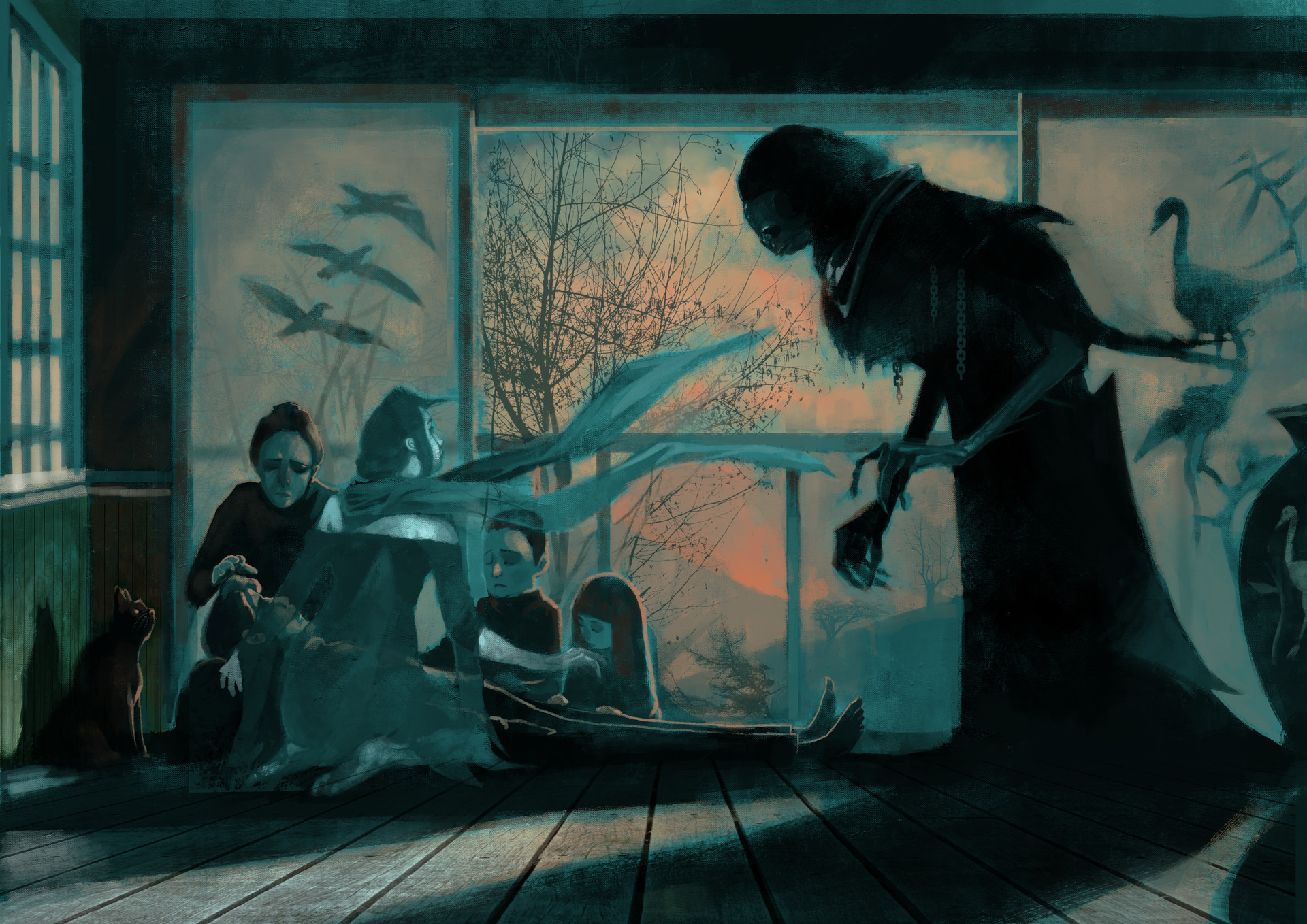 ArtStation - ghost and shinigami