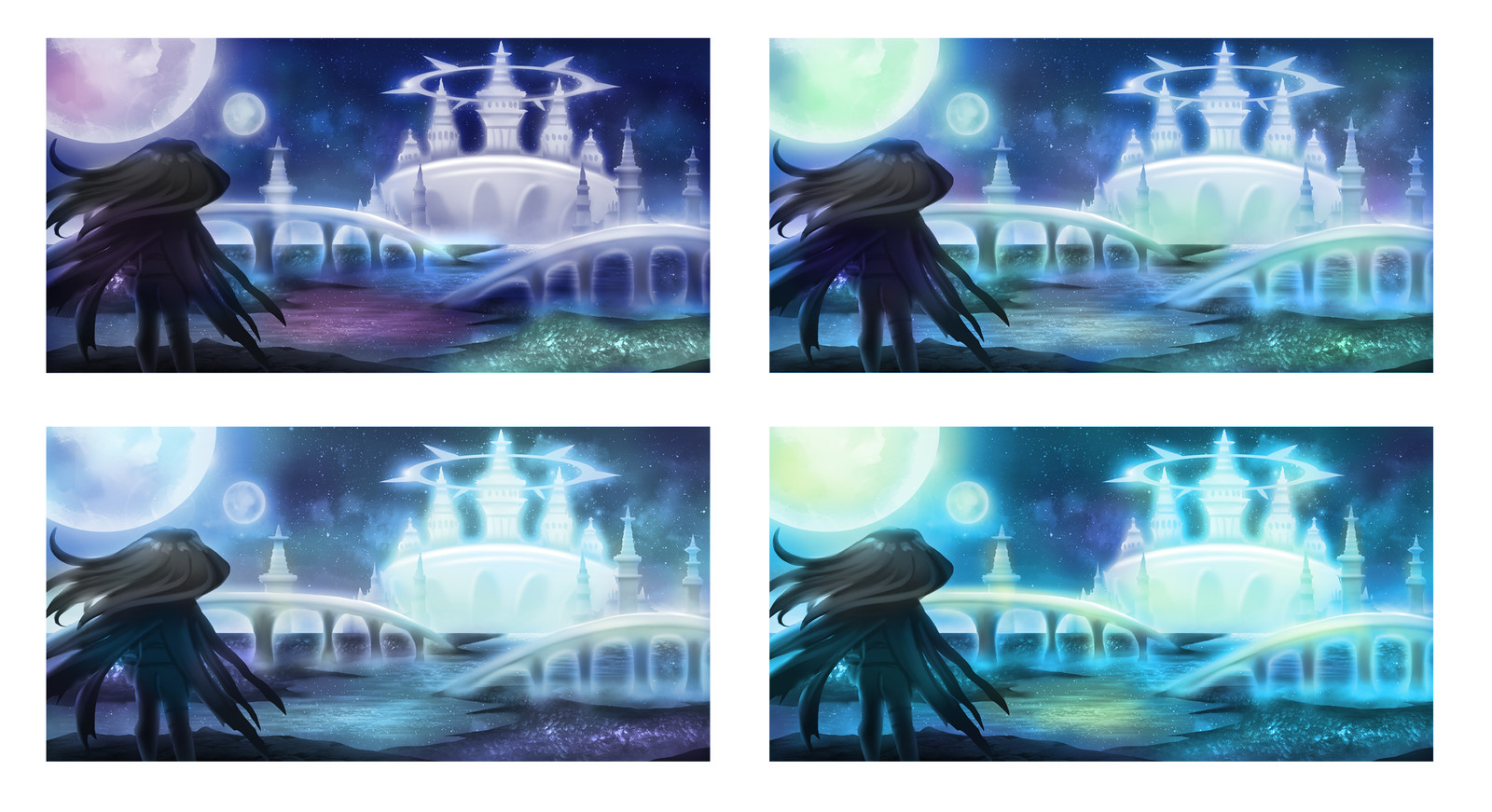 Nadiah Najib - Celestial Castle Environment Concept Art