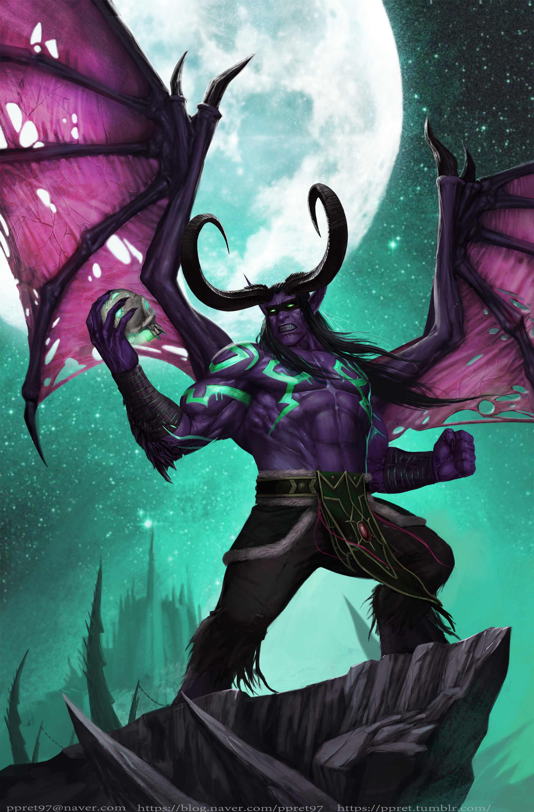 ArtStation - World of Warcraft - Illidan Stormrage