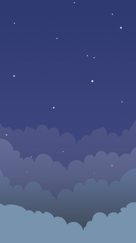 Night Sky Animated Gif