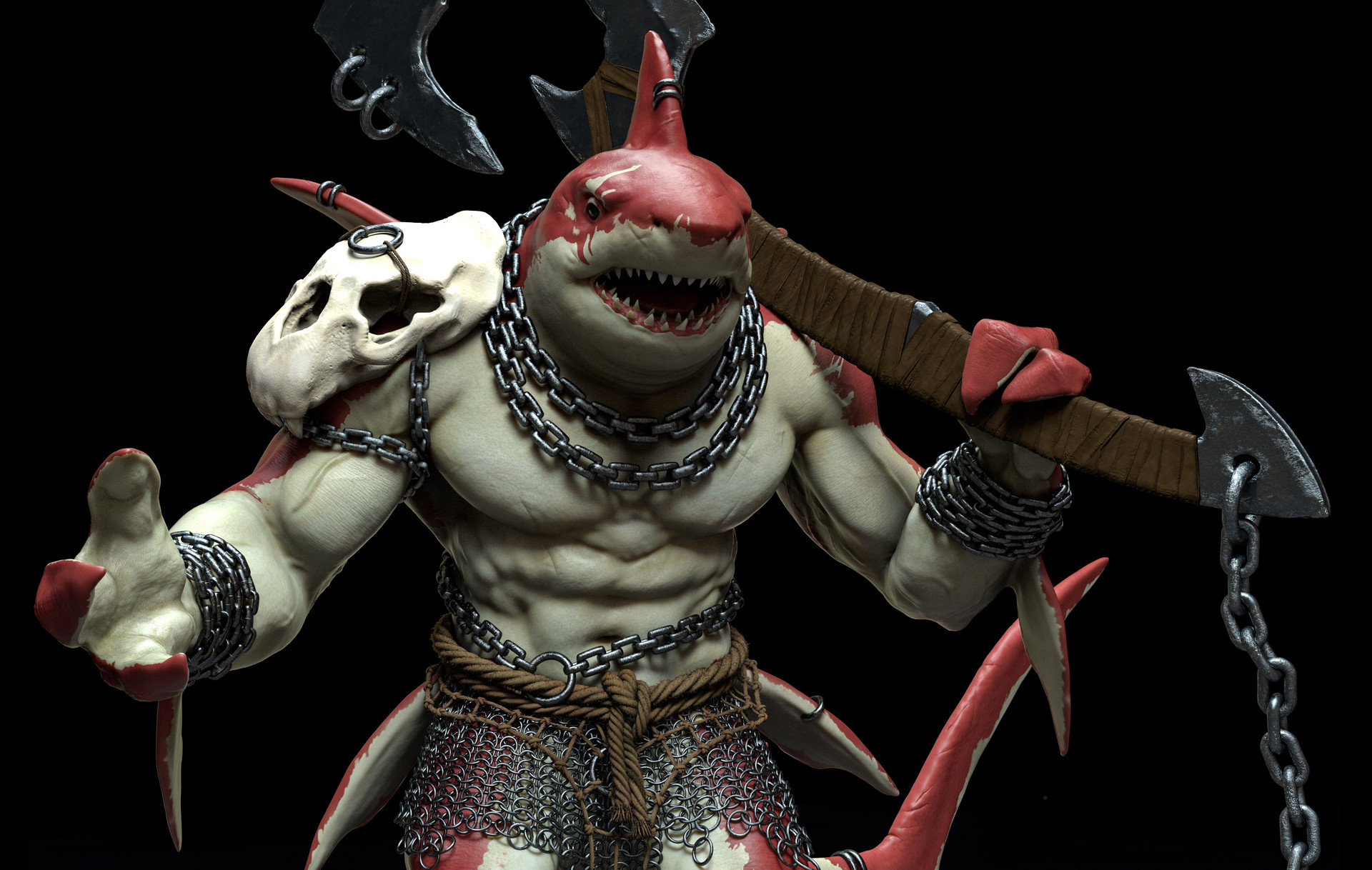 Marcio Rabelo - Tahk - Beneath the Waves - Artstation Challenge