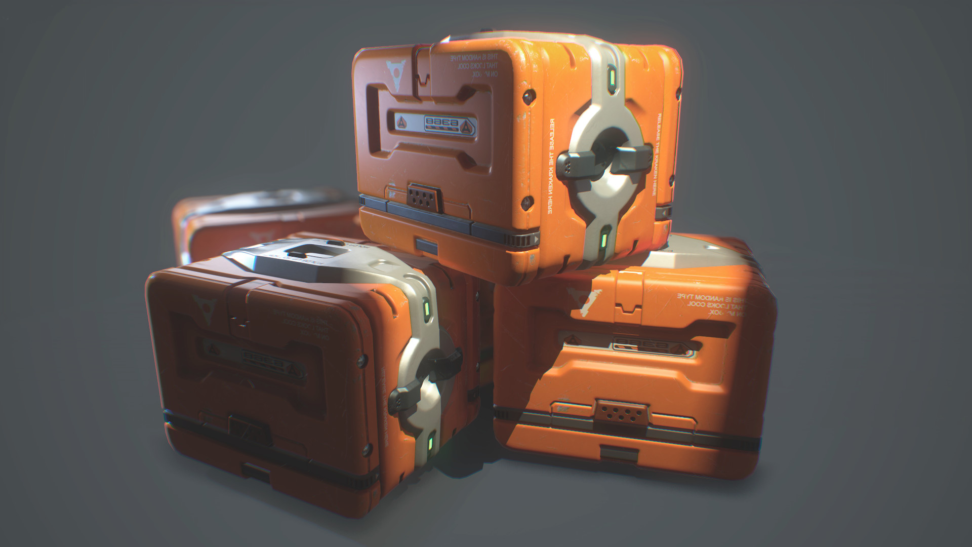 ArtStation - Doom Sci fi Crate Fan Art