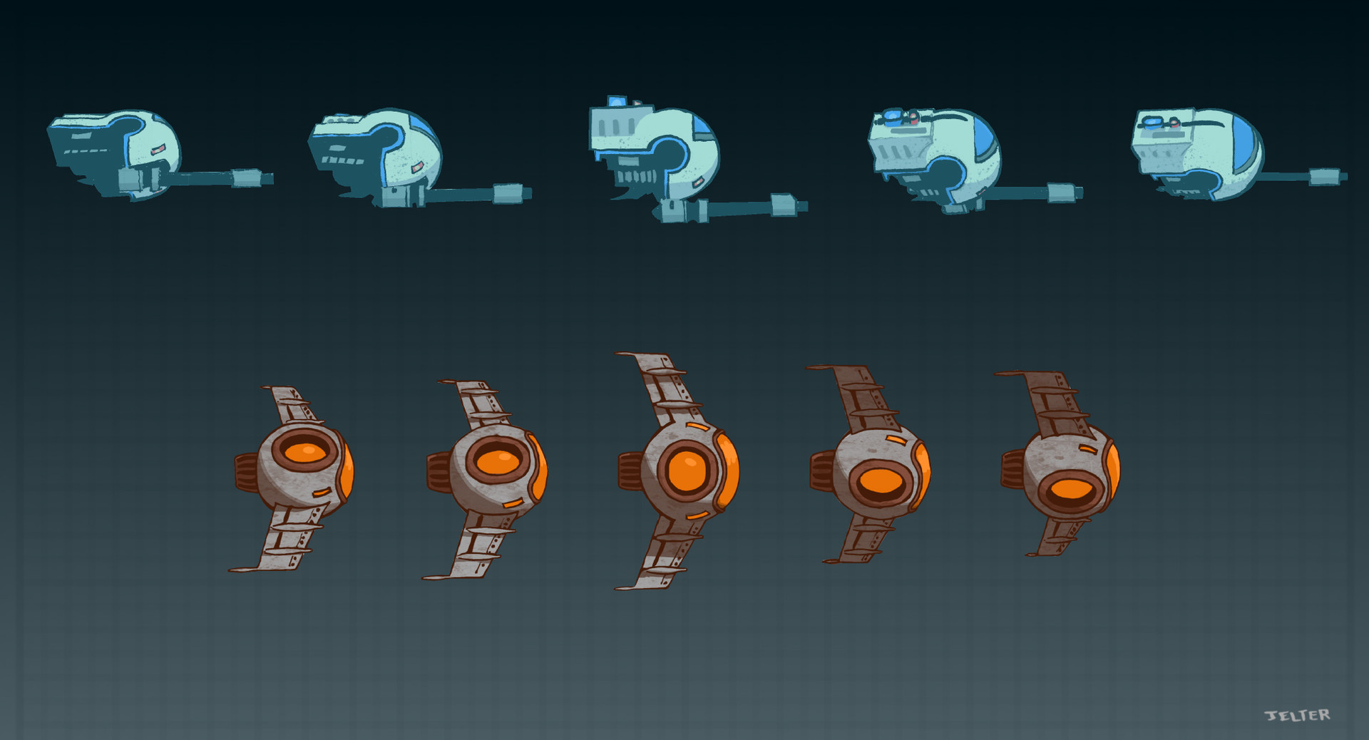 ArtStation - Echo Storm Ships