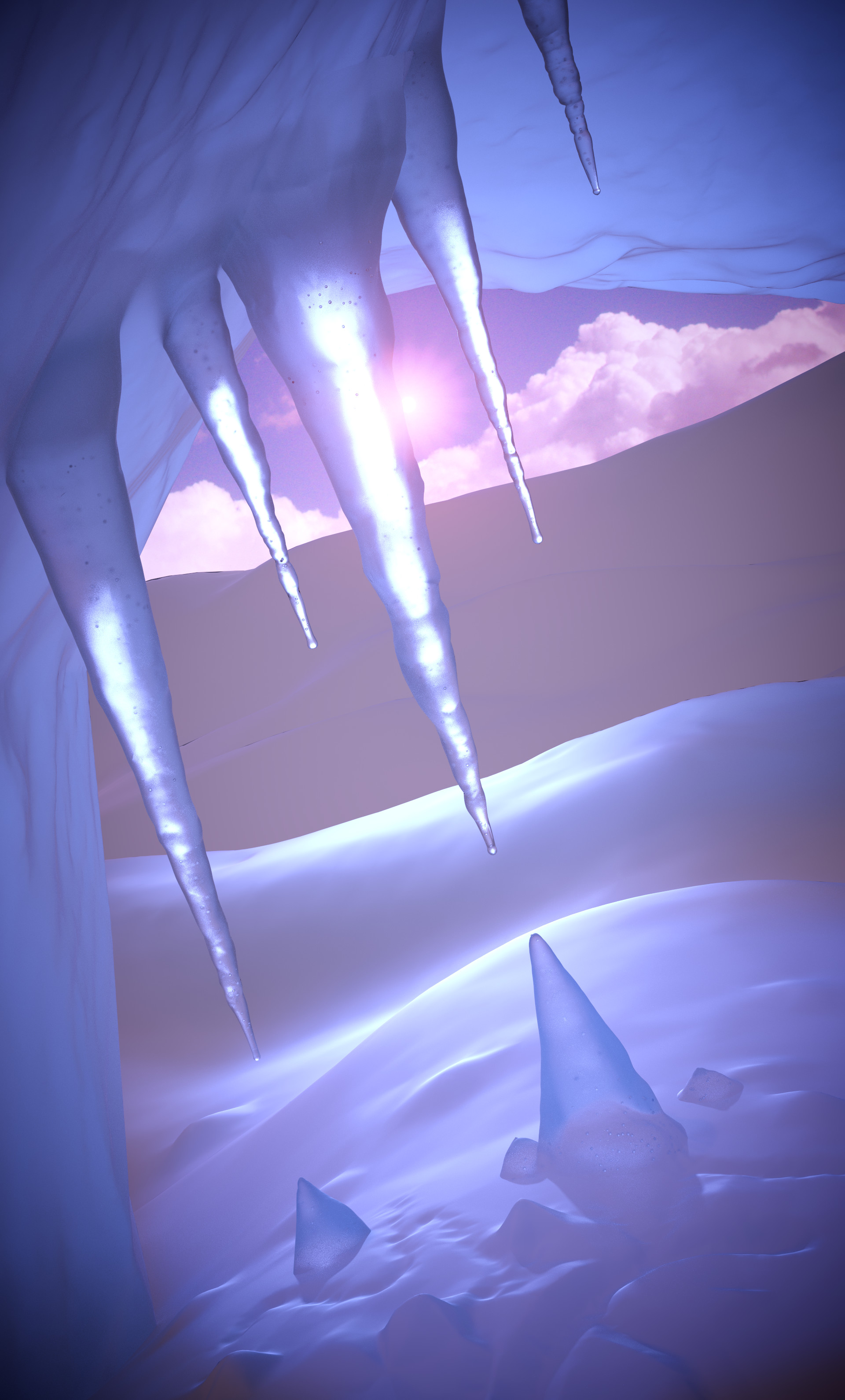 ArtStation - Frozen Cave