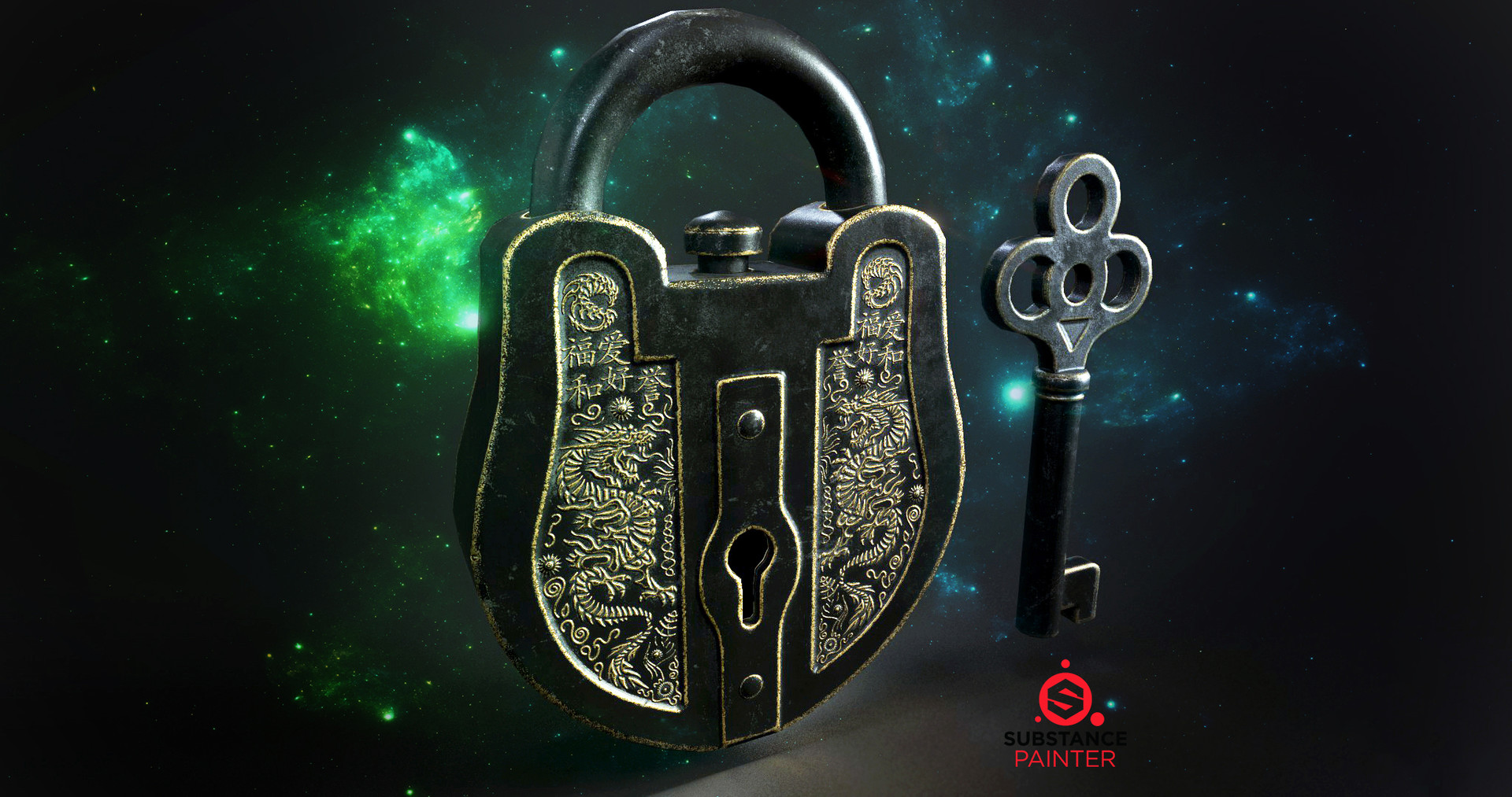 ArtStation - ANCIENT LOCK