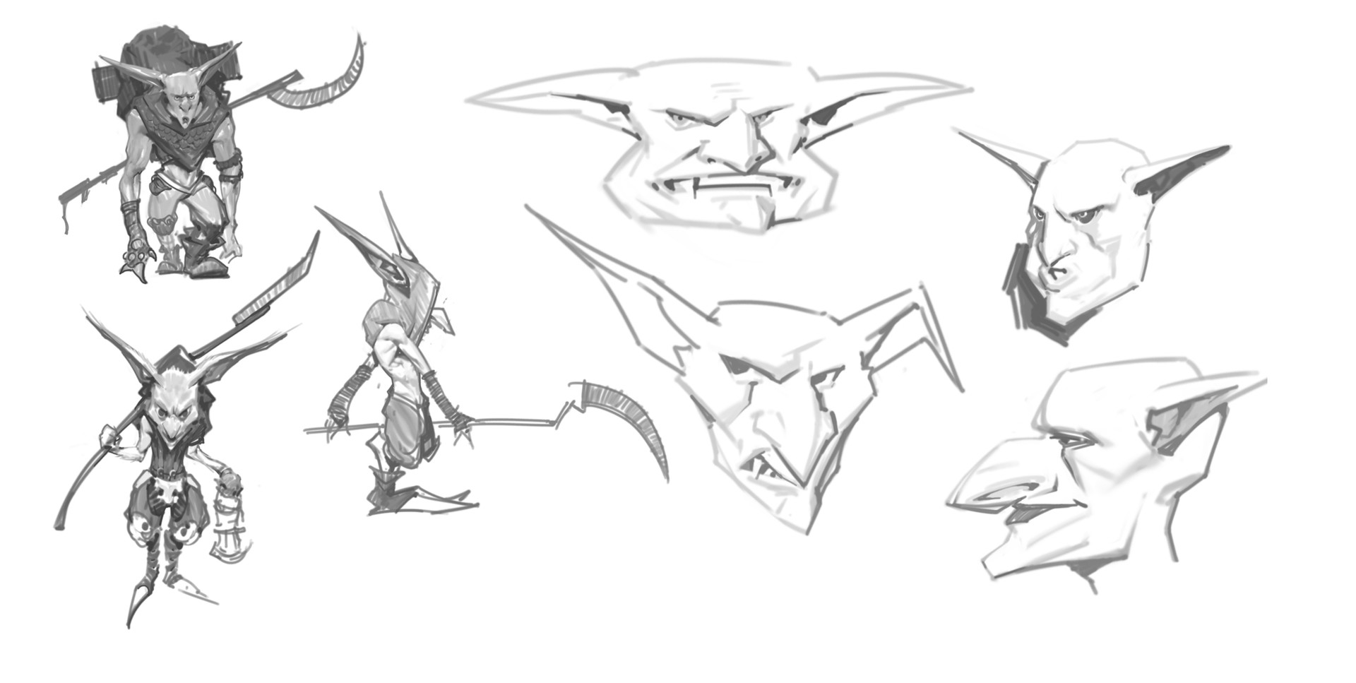 ArtStation - Goblin Sketches