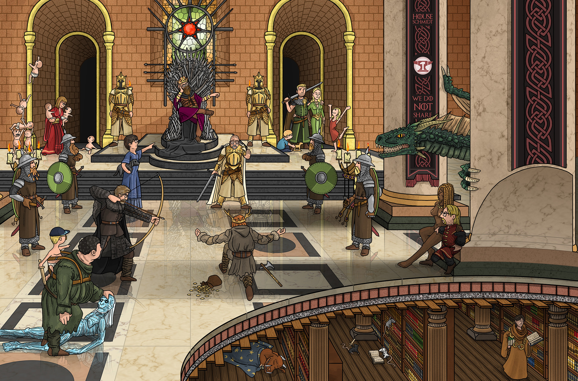 ArtStation - GoT Throne Room