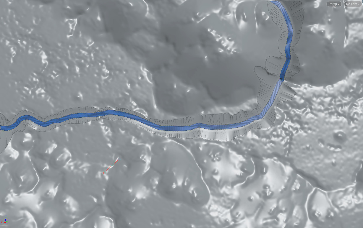 Clem Evans - Houdini river tool