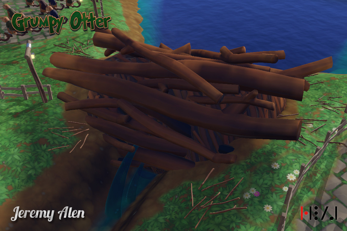 ArtStation - Grumpy otter props