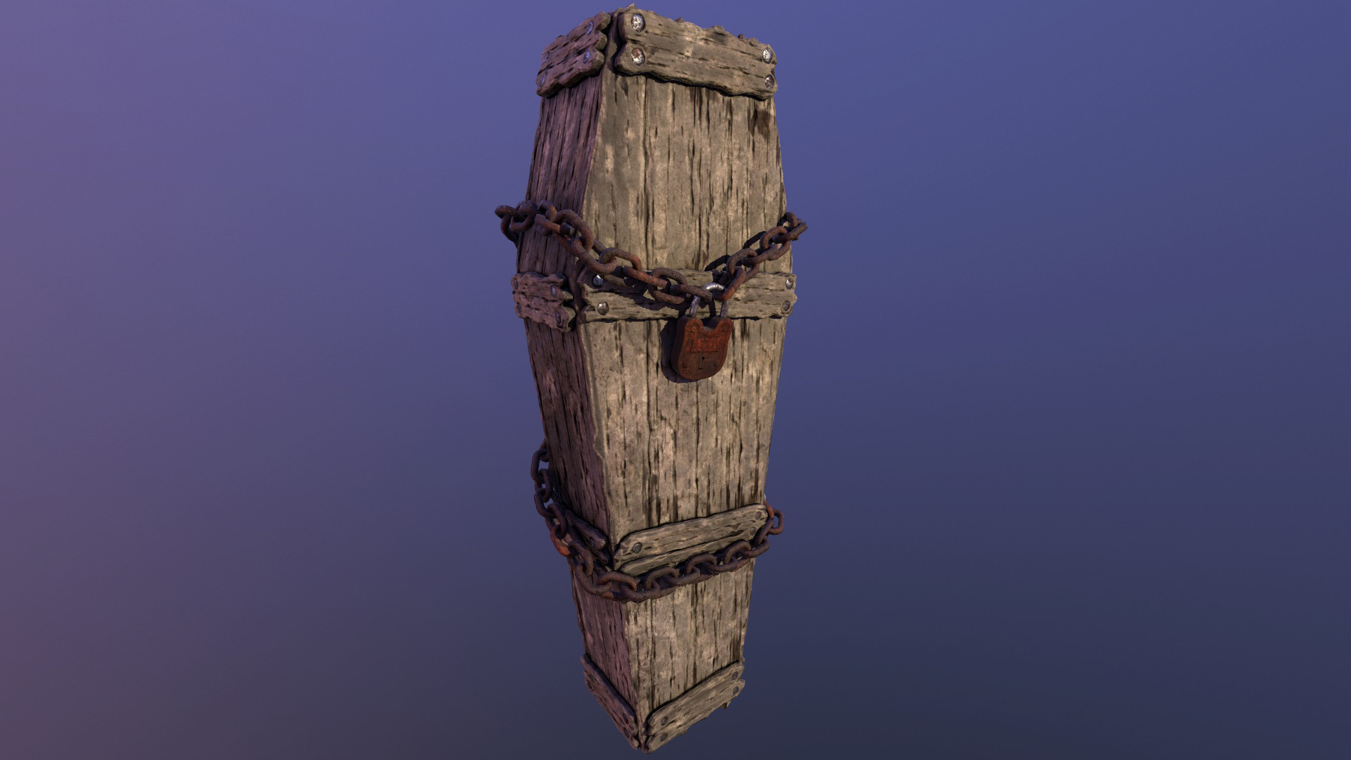 ArtStation - Old Chained Coffin