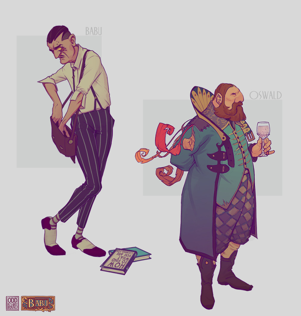 ArtStation - ODDfigures' Babu - Character designs
