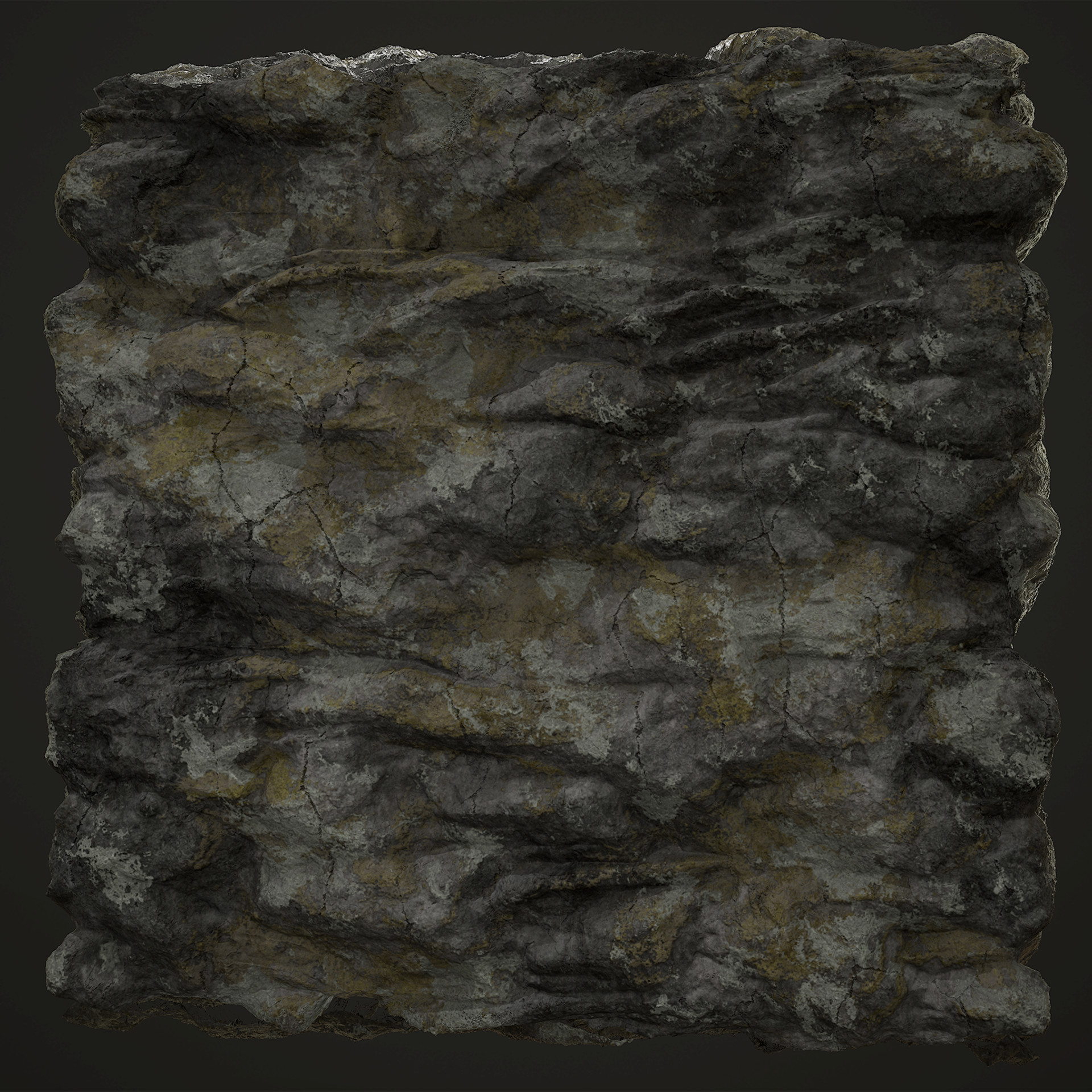 Uwe Bachmann - Mossy Rock - SD study