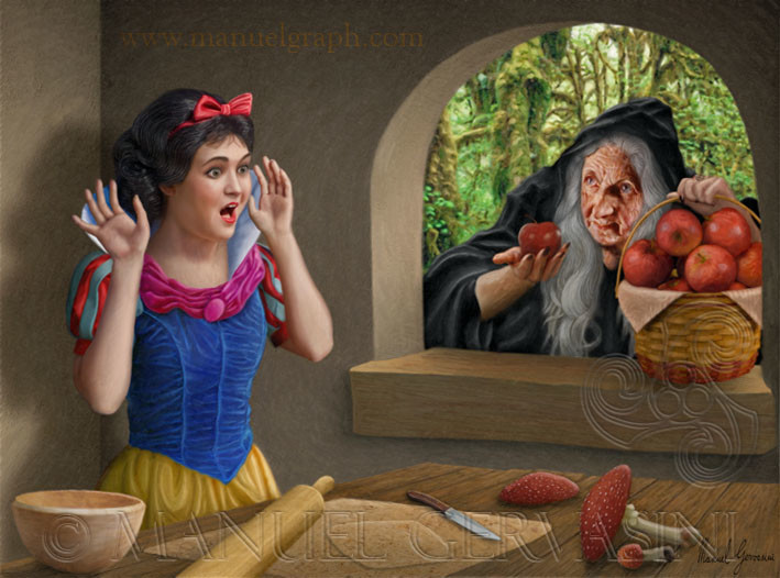 ArtStation - Scared Snow White