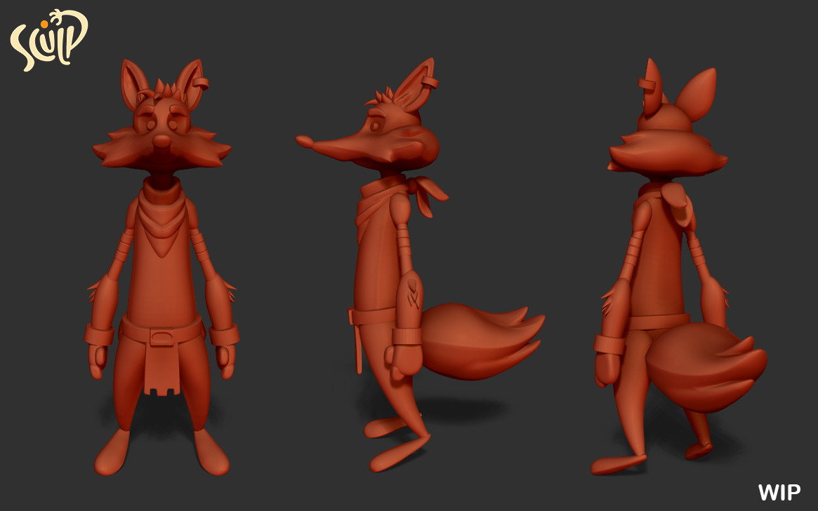 ArtStation - WIP Fox