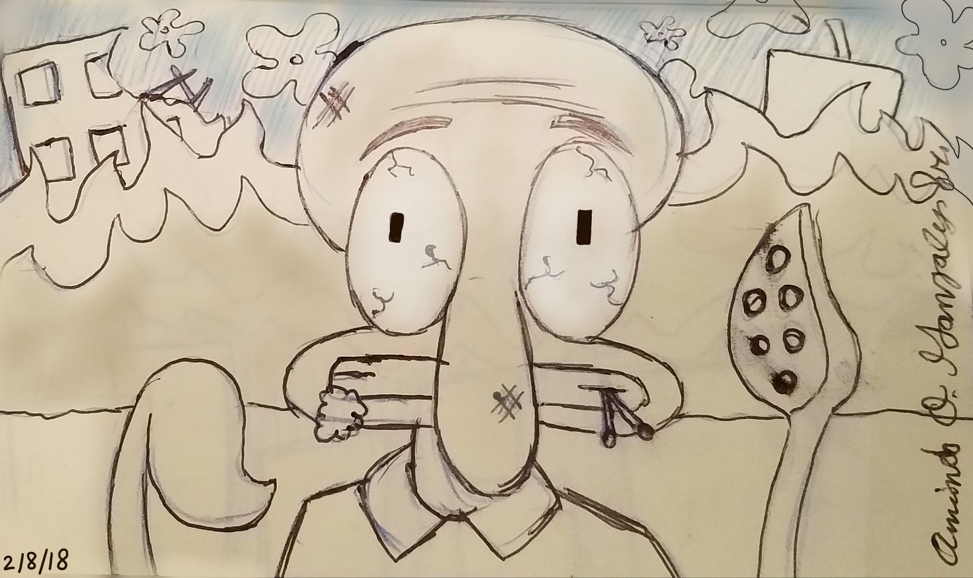 ArtStation - Crazy Squidward