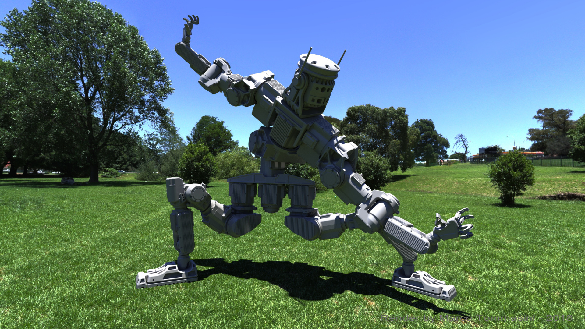 ArtStation - Robot1 - Front view