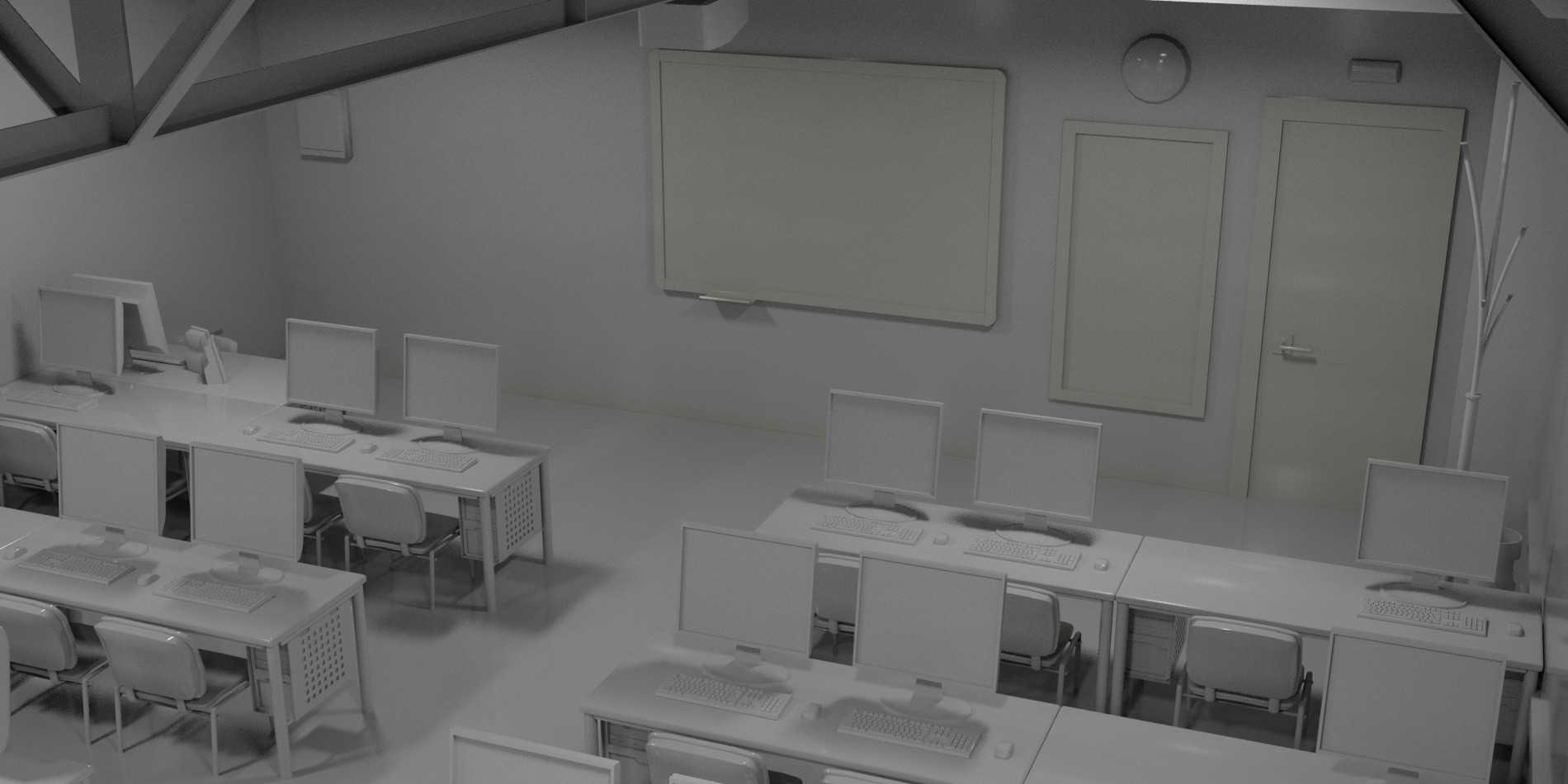 ArtStation - 3D Classroom