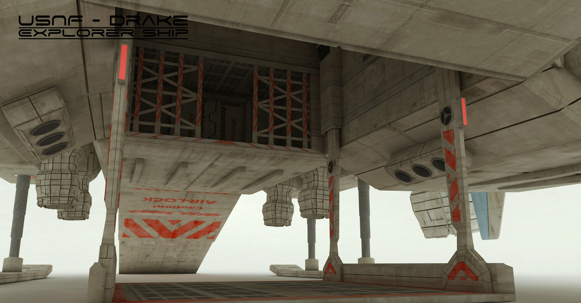 Shaun Williams - CDF Explorer class Space Ship - Drake