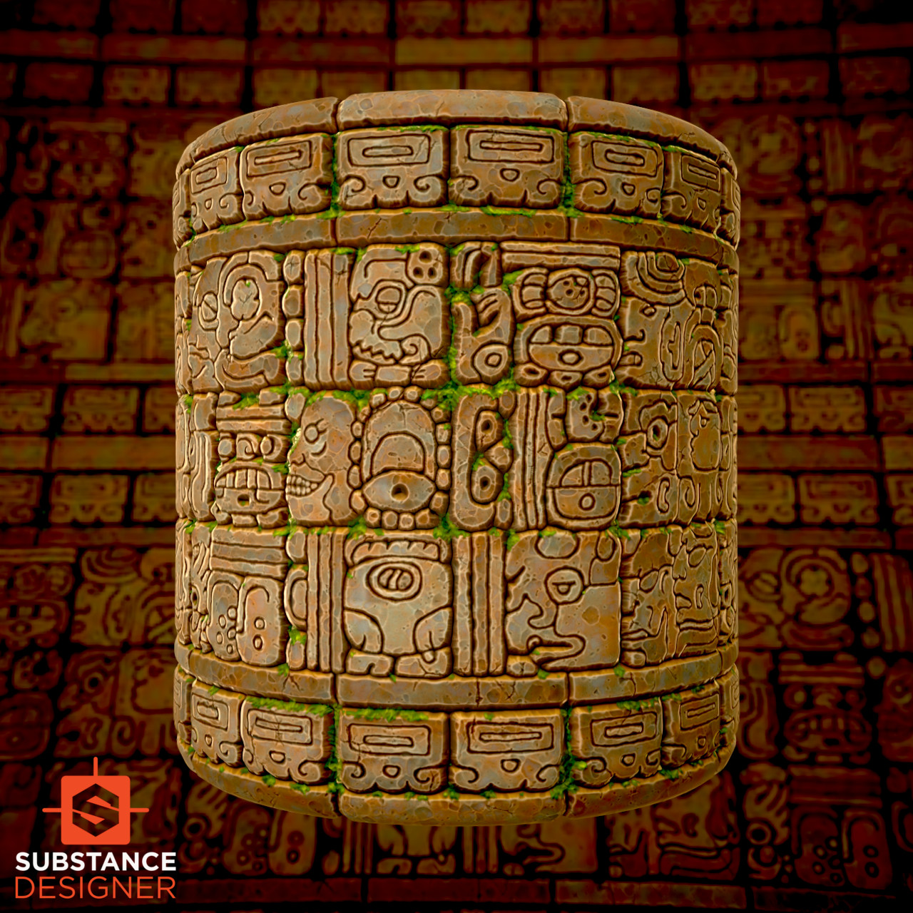 Stephan Salo - Stylized Mayan Glyphs