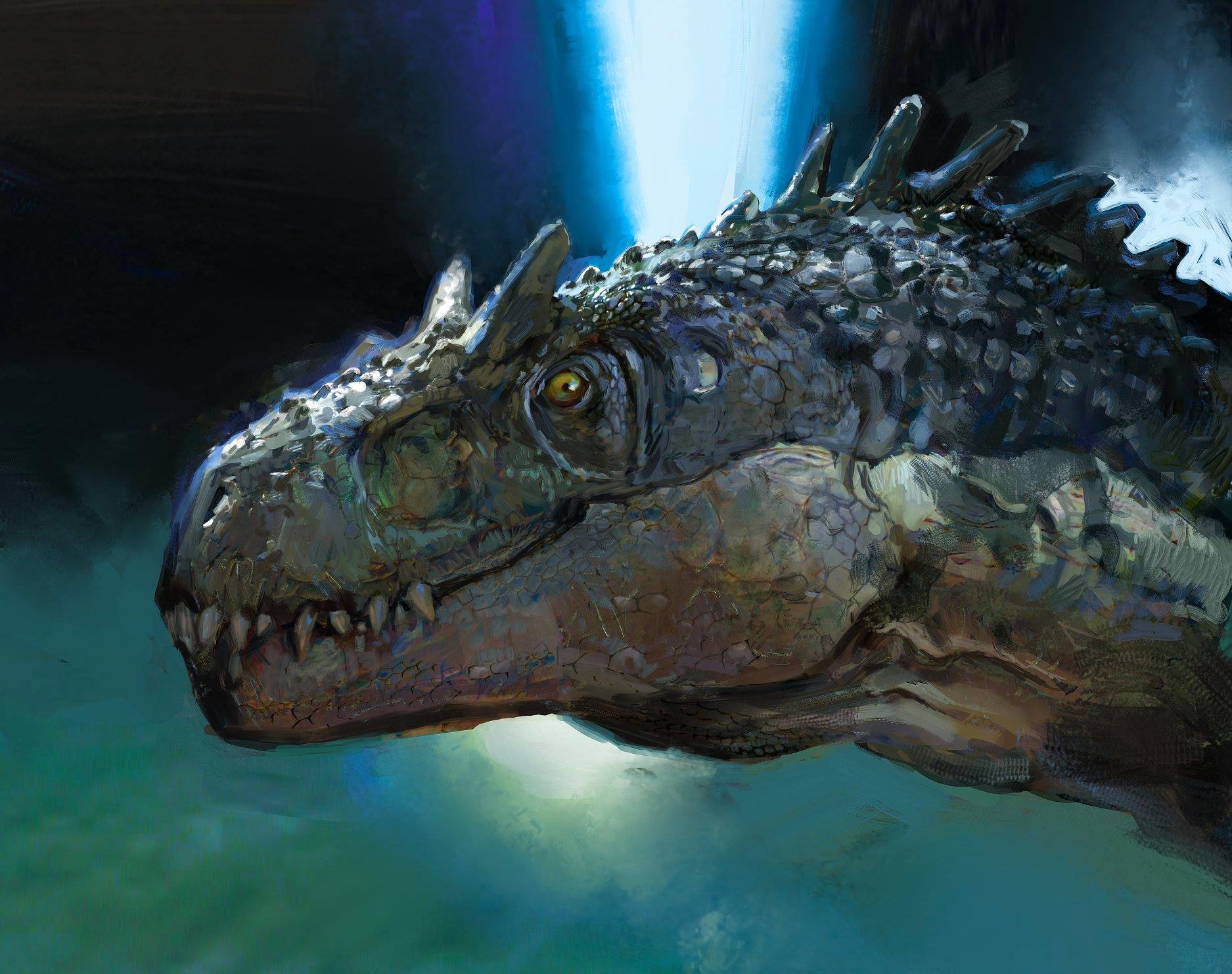 John Wallin Liberto - Allosaurus Head
