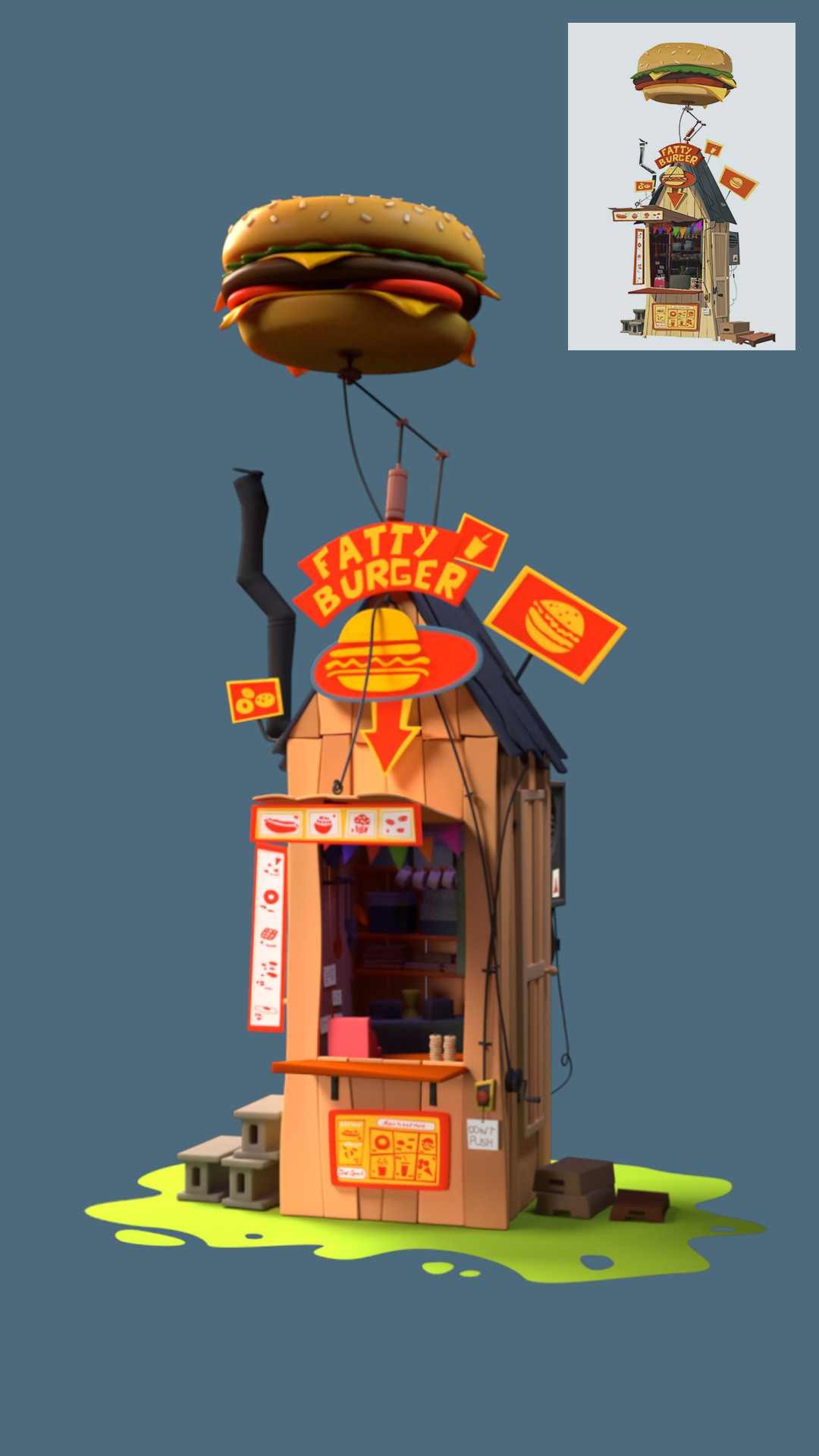 ArtStation - The Burger Shack