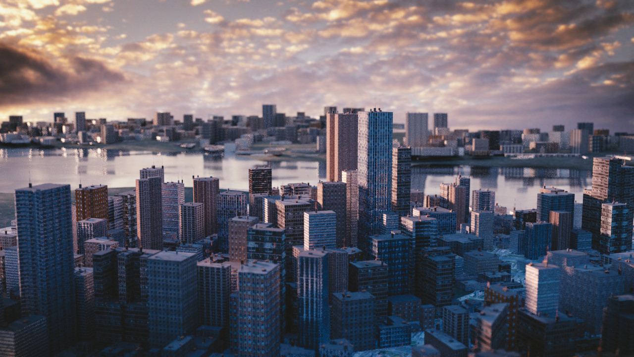 ArtStation - Sunset City