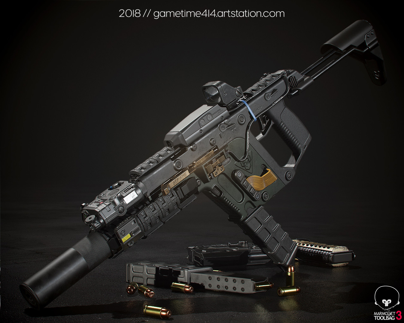 gametime 414 - Futuristic SMG