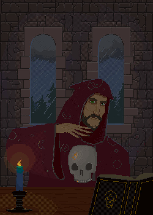 ArtStation - Pixel warlock