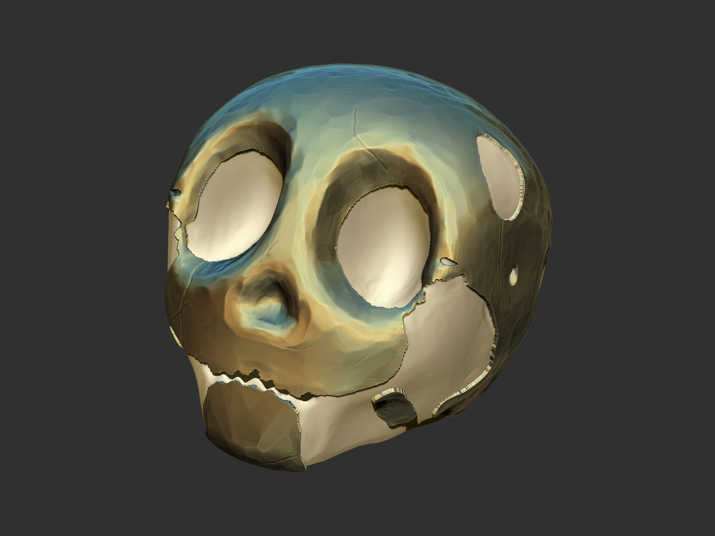 Jake S Campbell Game Dev - Golden Skull