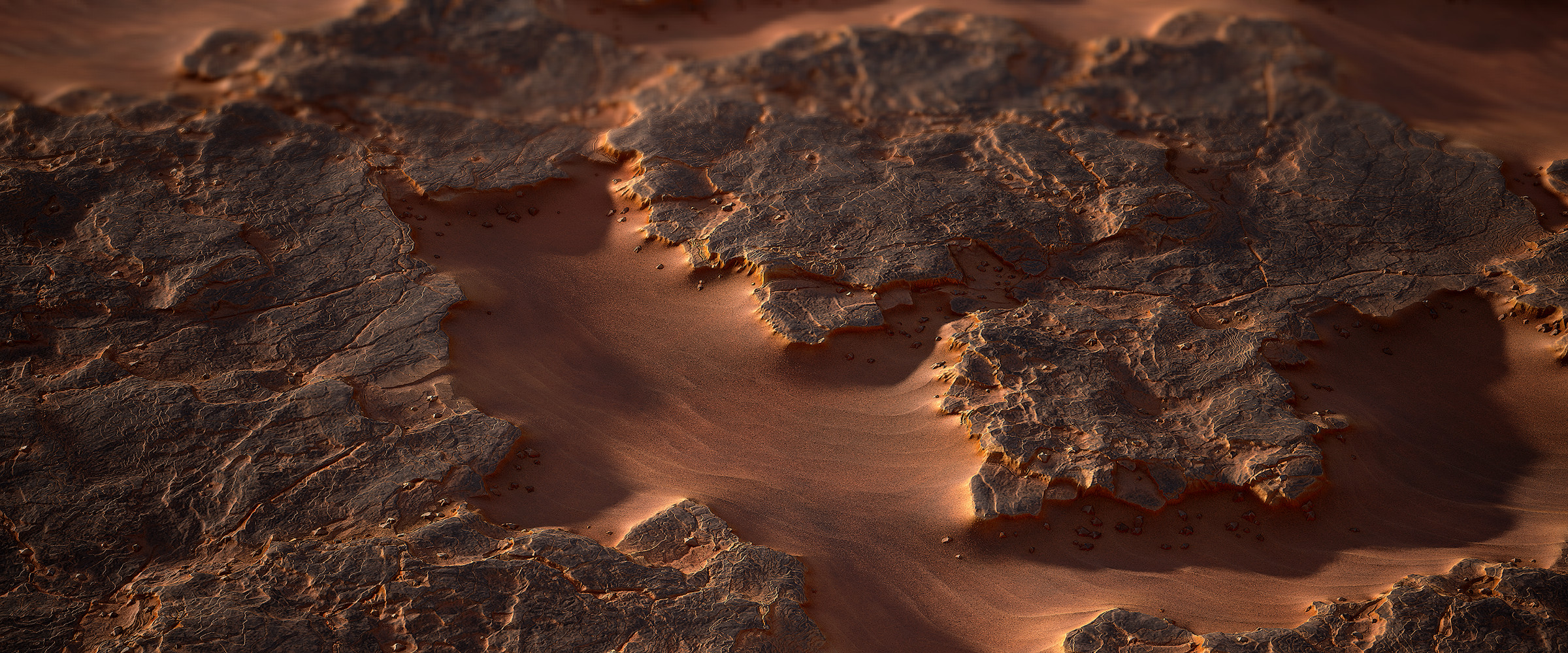Daniel Thiger - Tutorial | Substance Designer | Desert Bedrock