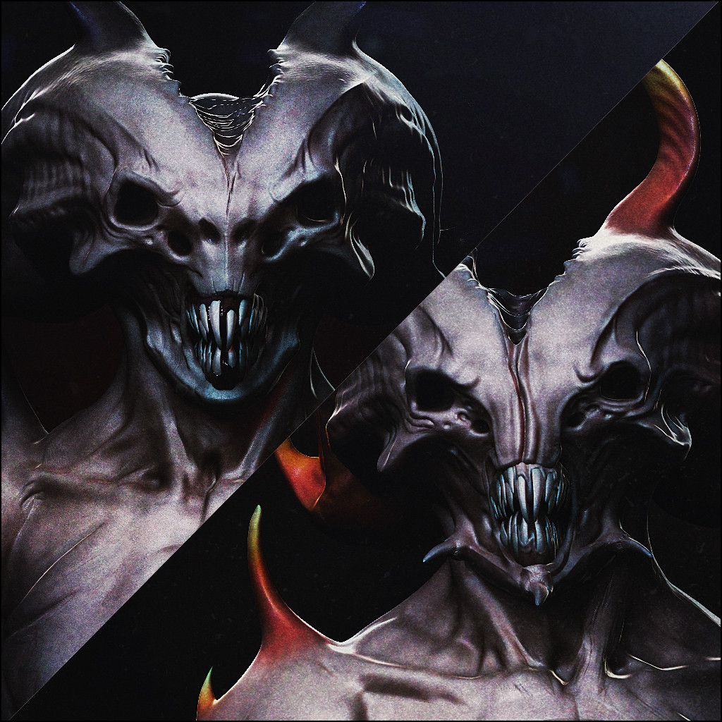 ArtStation - Pick A Side Creature Blocking - Dark Universe