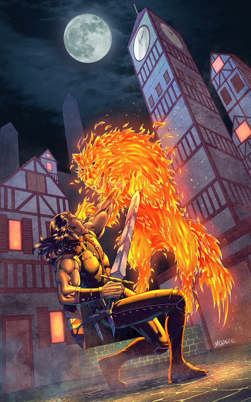 ArtStation - The Infinite Tower cover commission