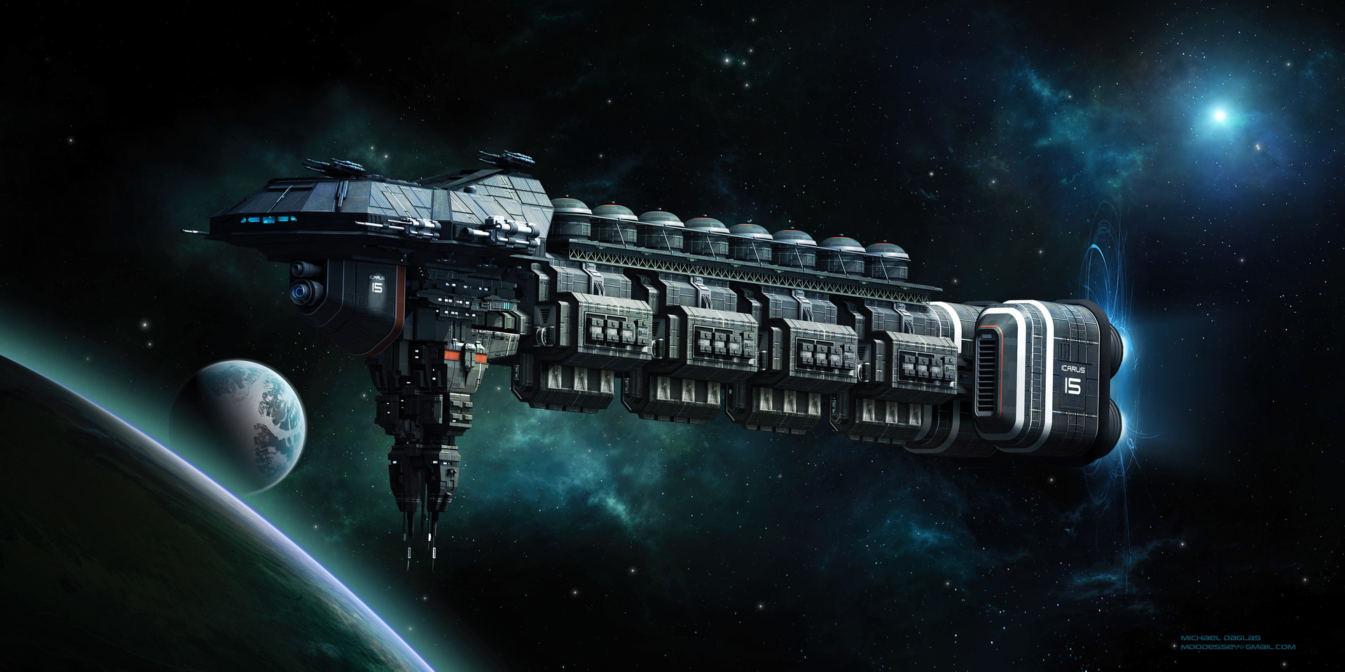 ArtStation - Babylon 5 “Icarus” Delta-Class