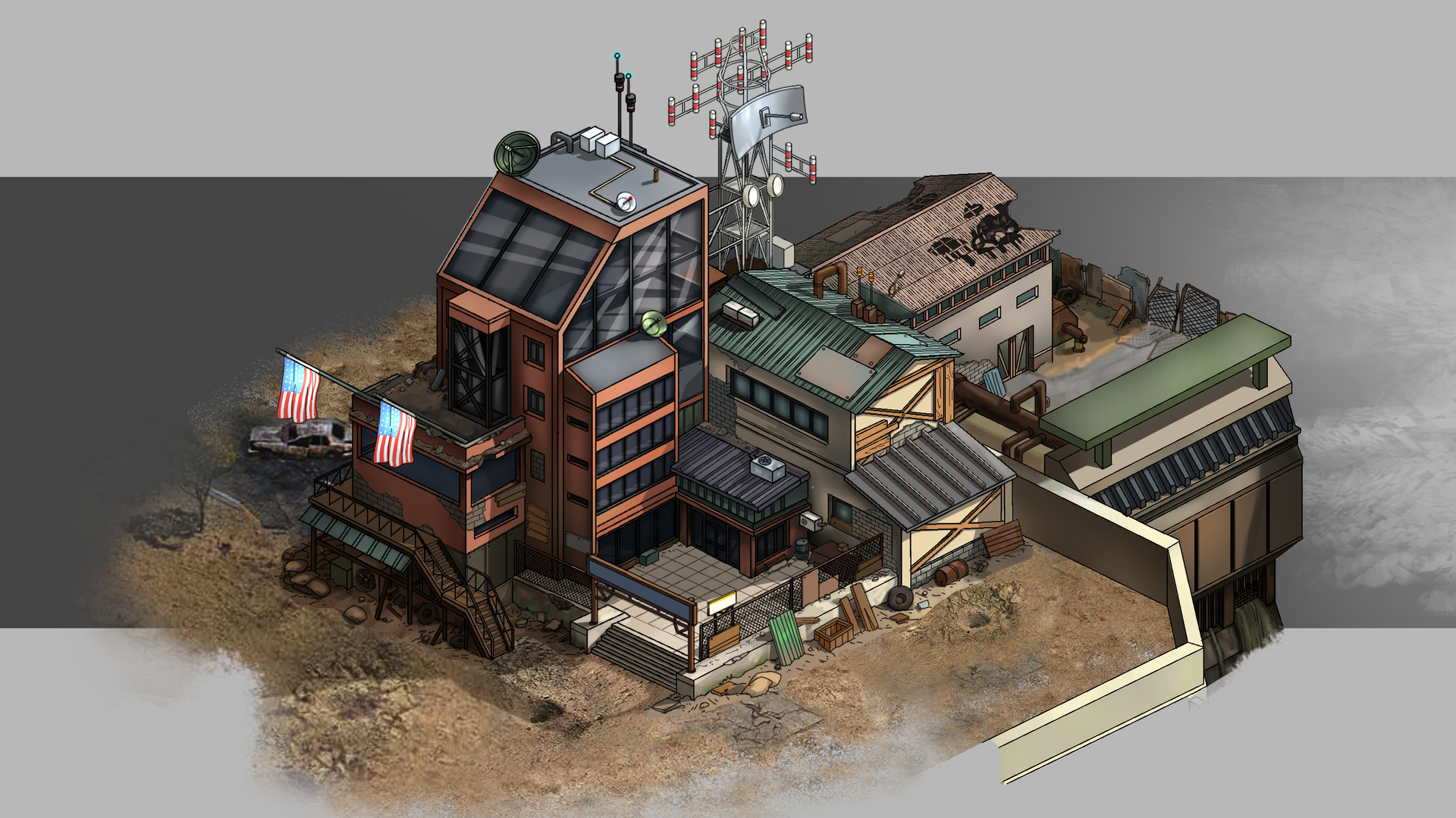 ArtStation - Tactical command post