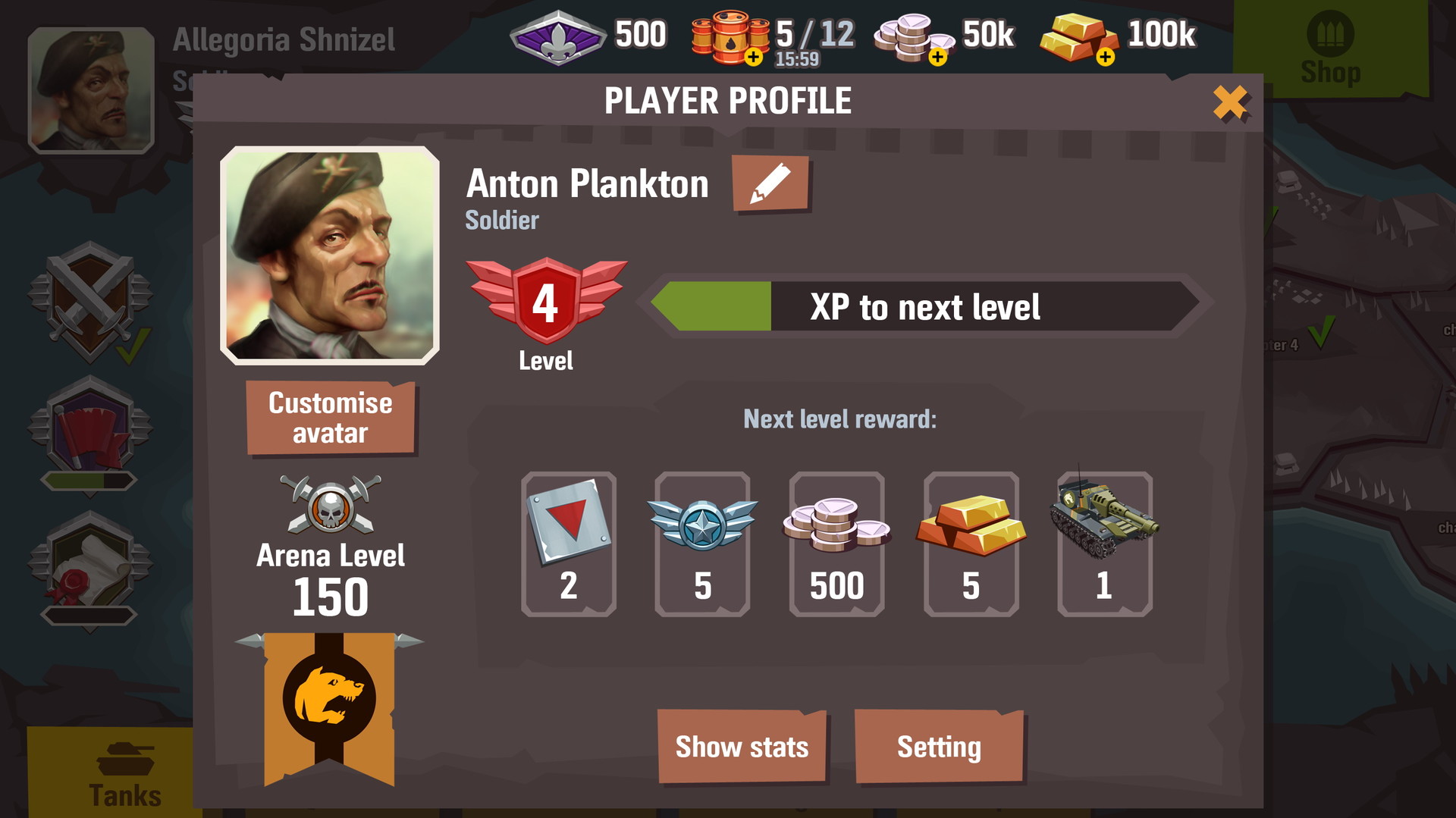 ♠ Dmitry Ananiev ♠ - ui - concept mobile game