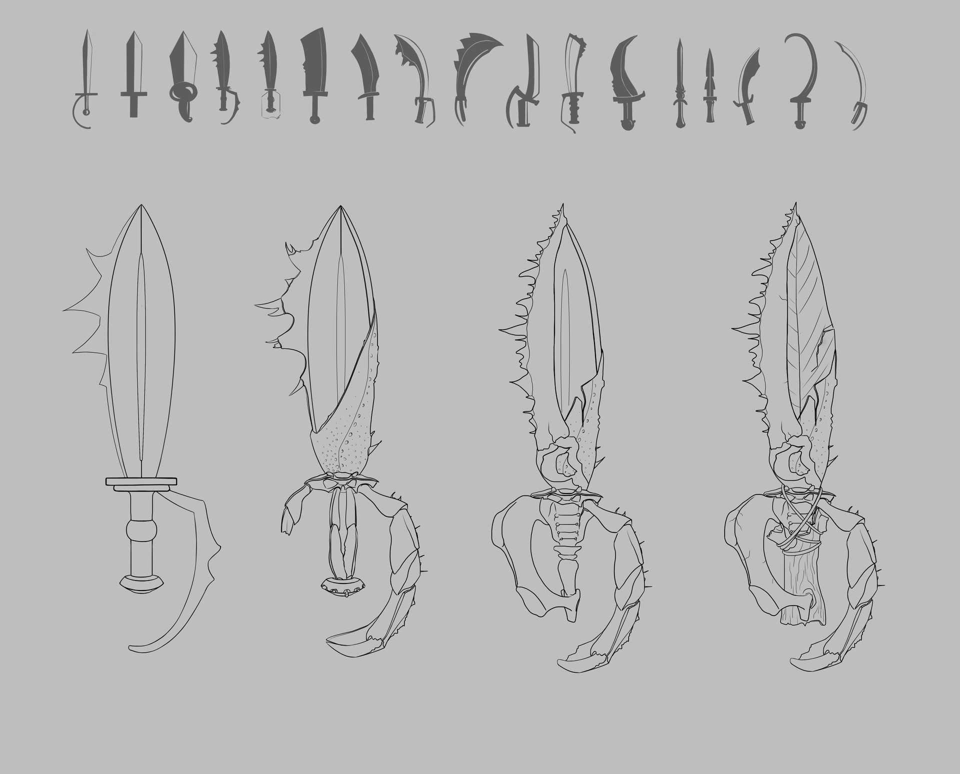 ArtStation - Knives progression