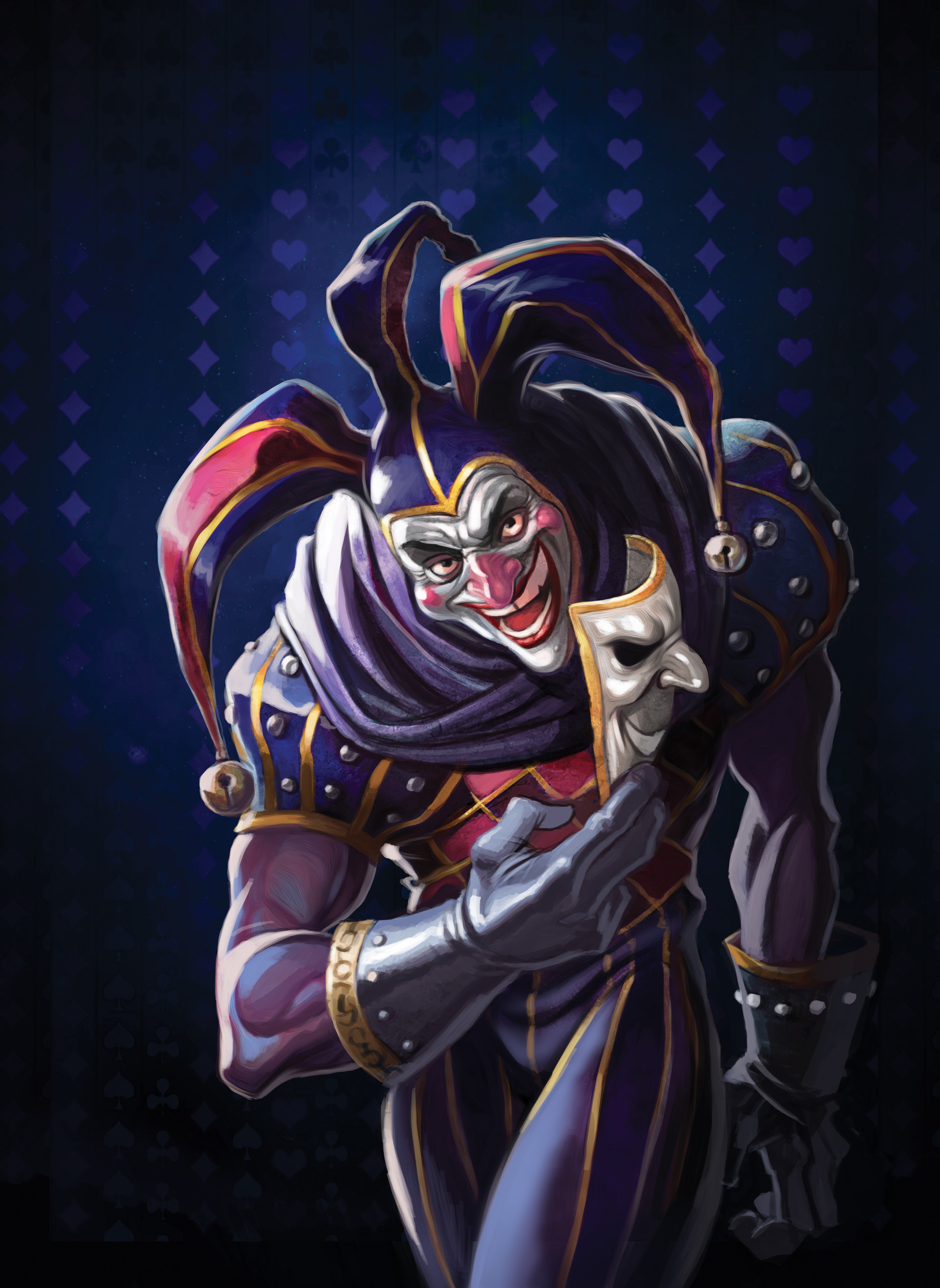 ArtStation - Jester/ ''Wolfed'' the card game/ Personal project