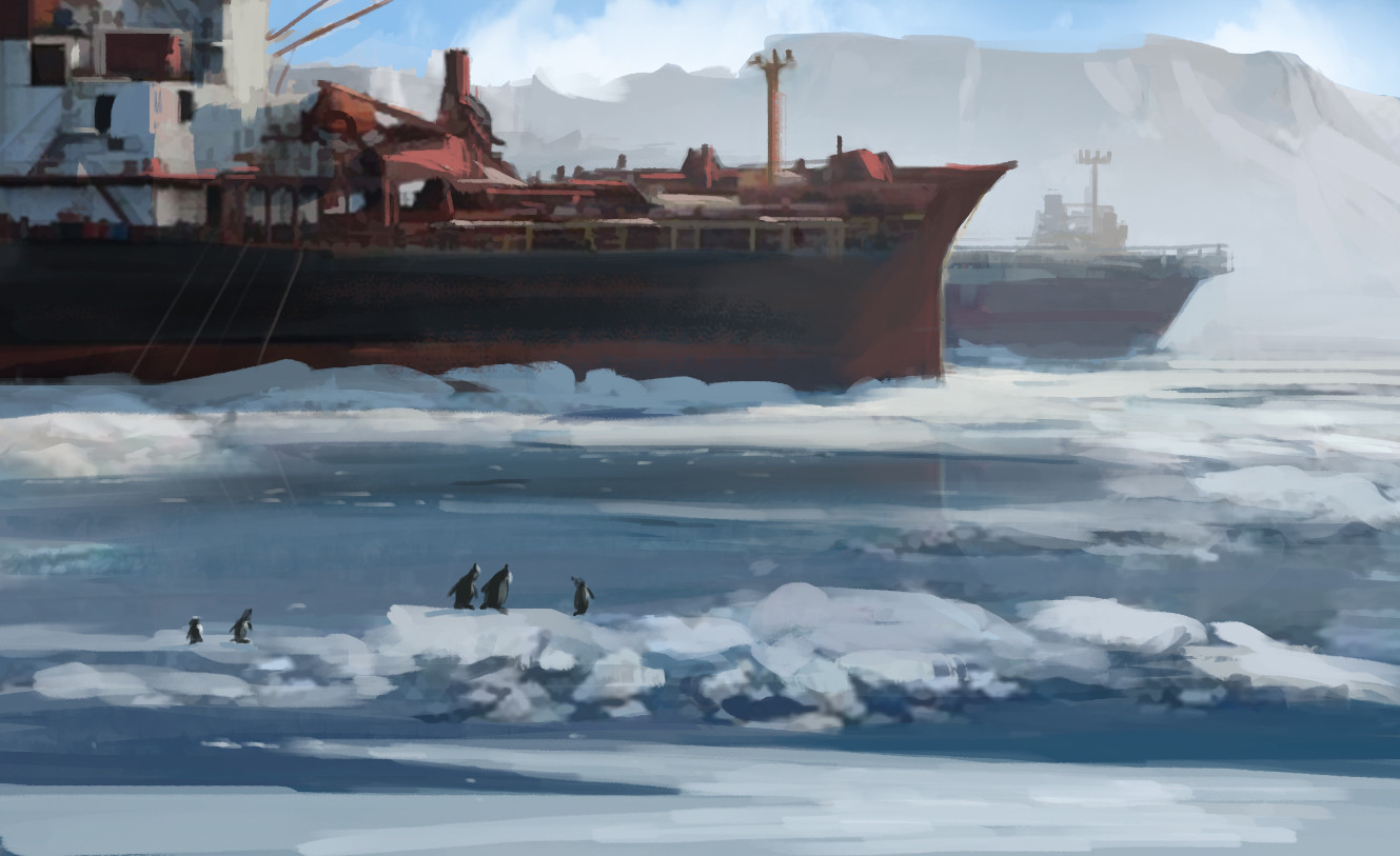 ArtStation - Snow port