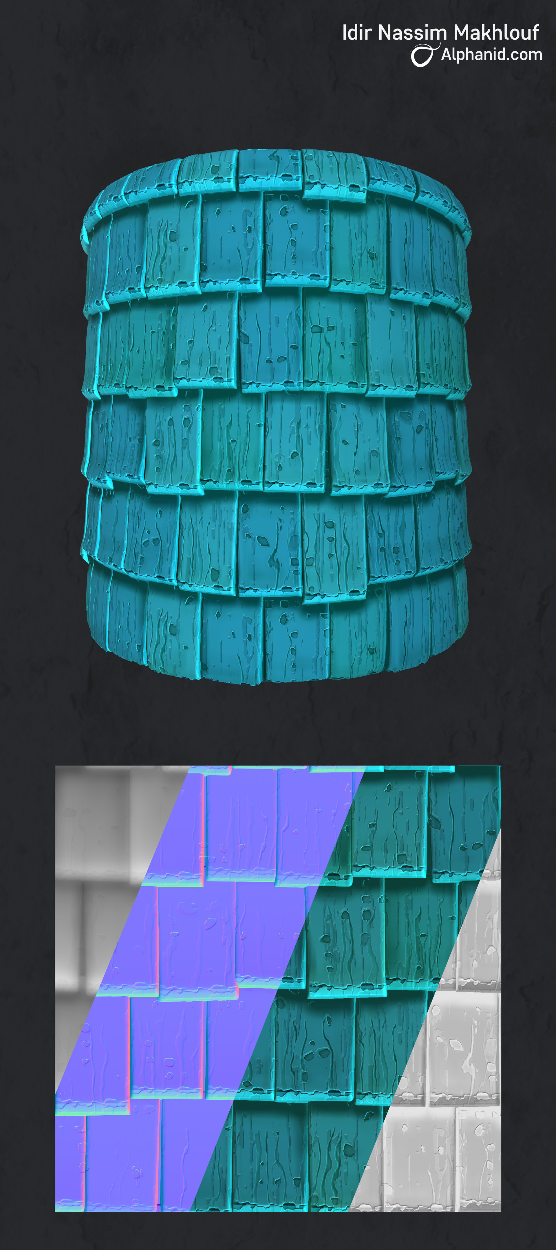 ArtStation - Cartoon Texture (Roof)