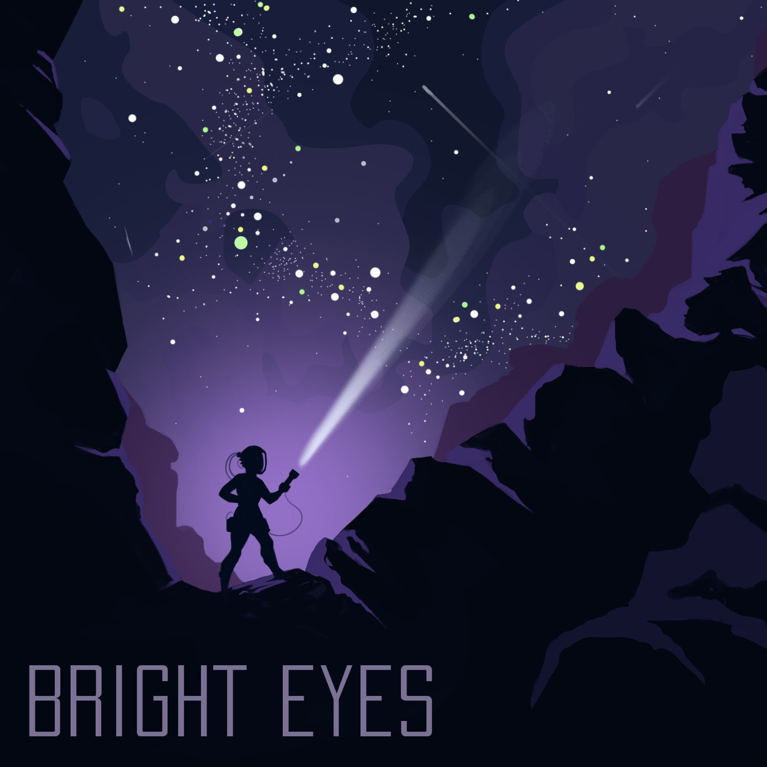 ArtStation - BRIGHT EYES Cover Illustration