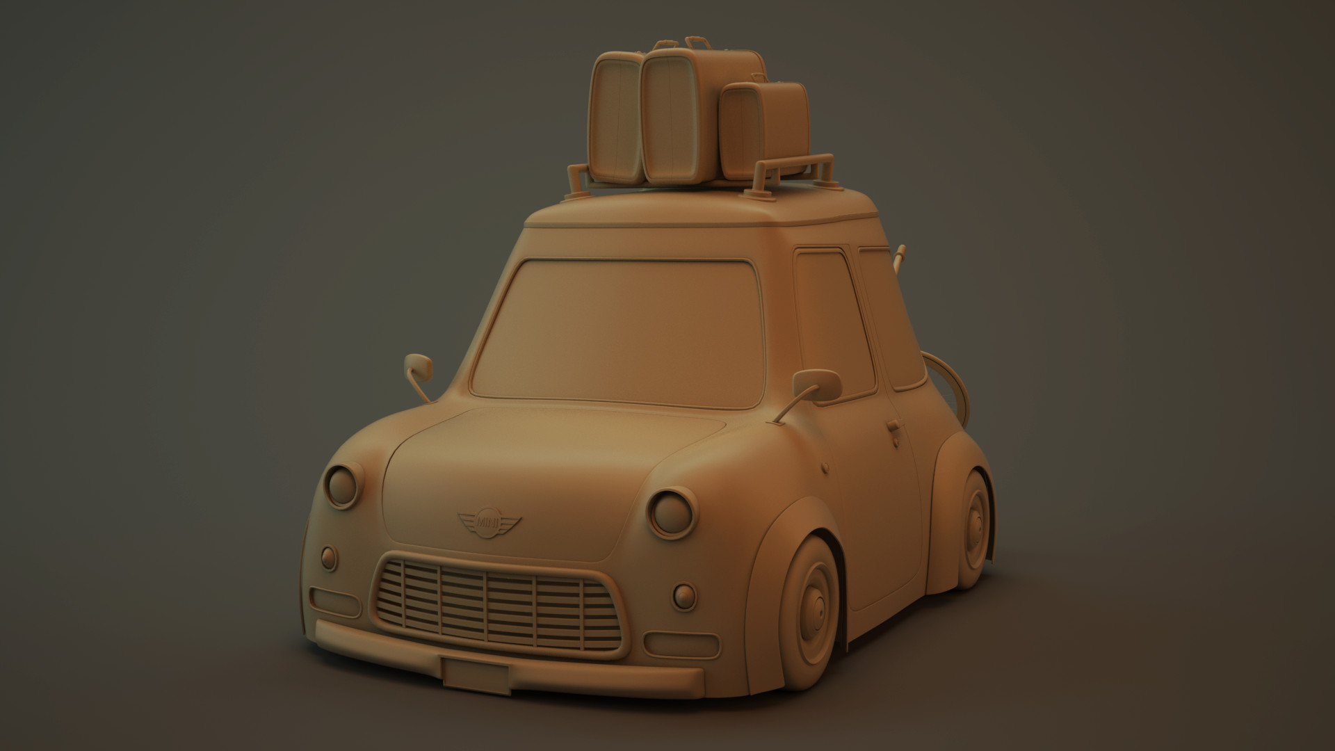 ArtStation - Mini Cooper