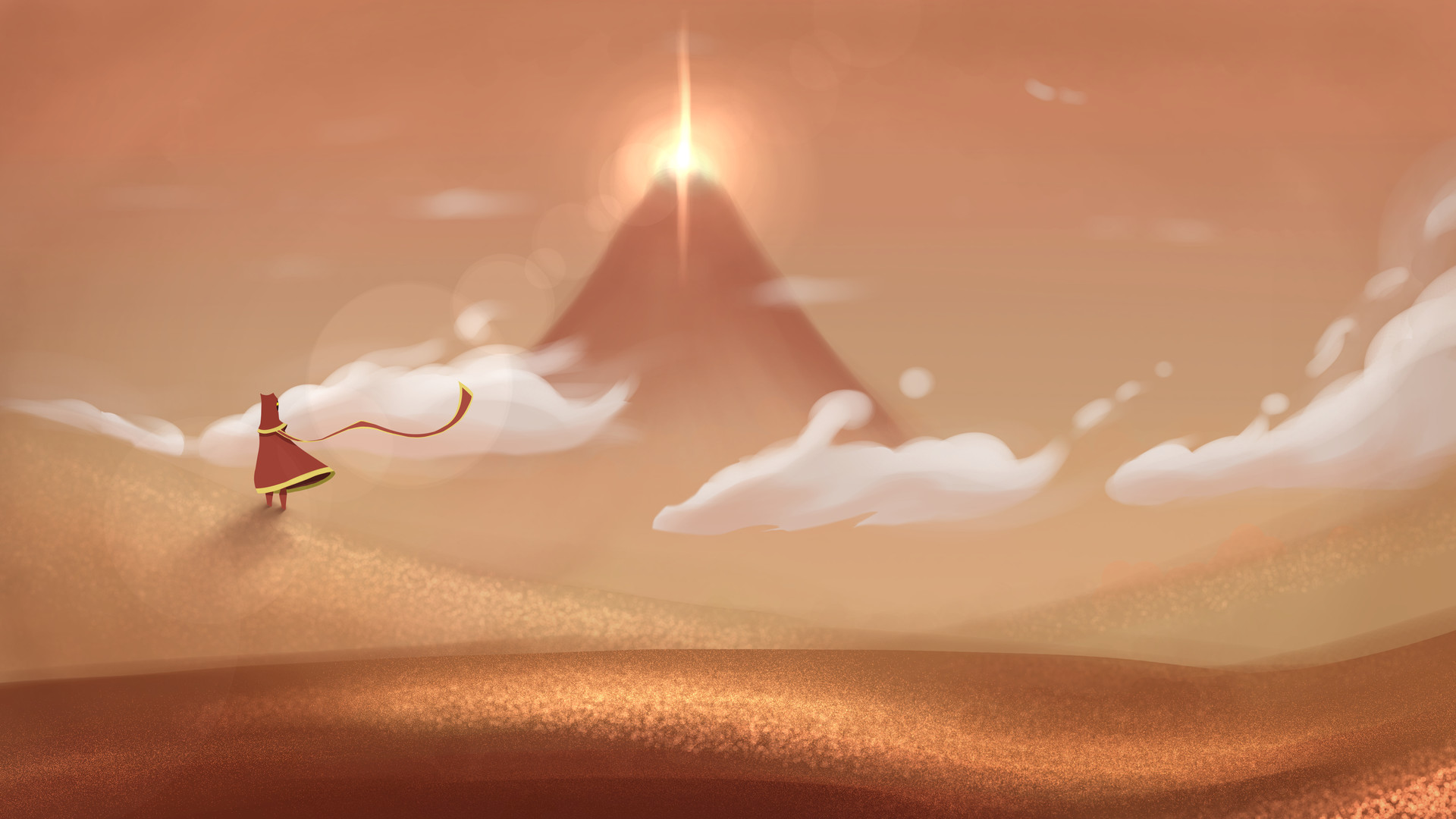 ArtStation - Journey Environment _ Digital Painting