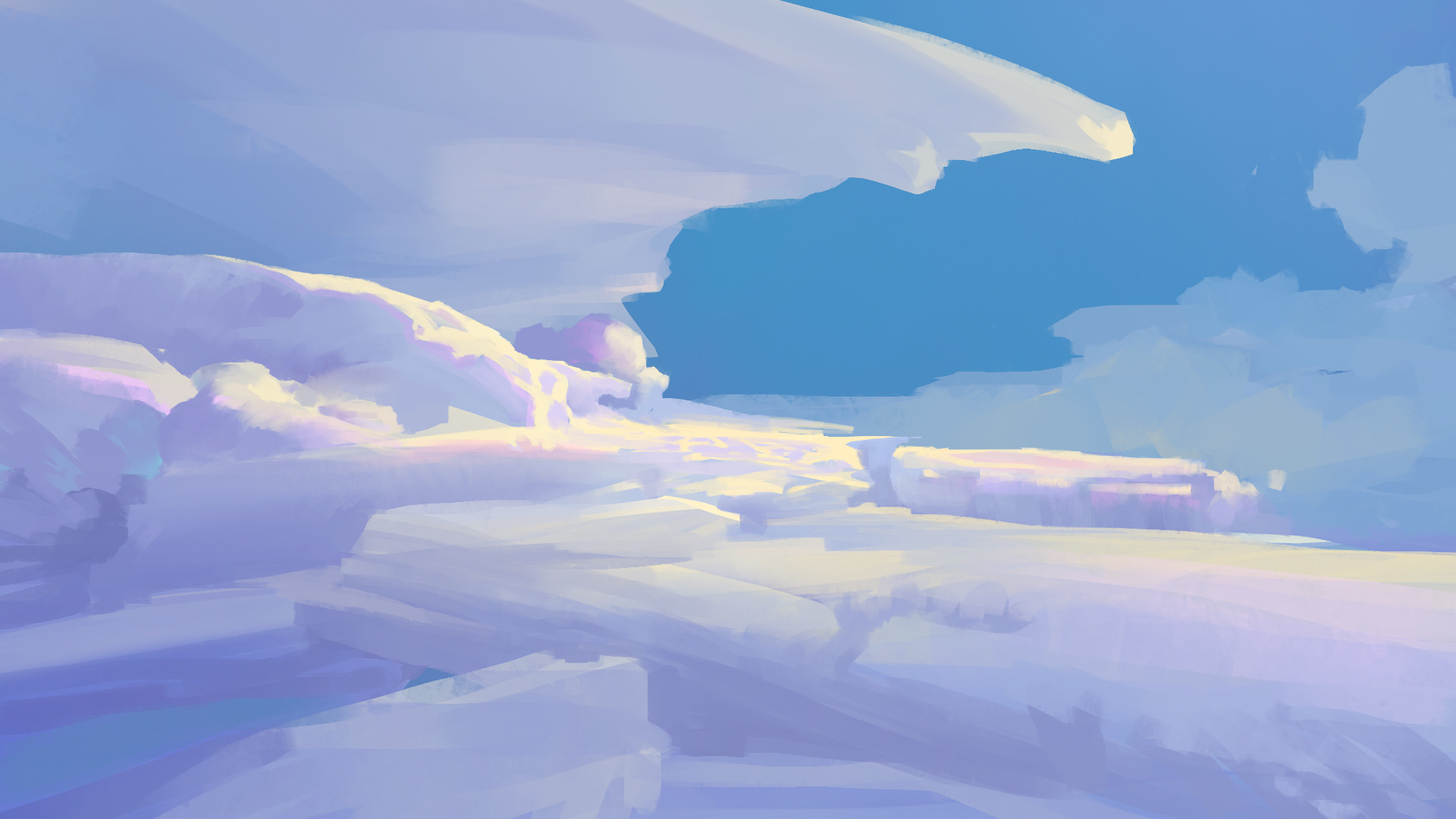 how to draw clouds from above