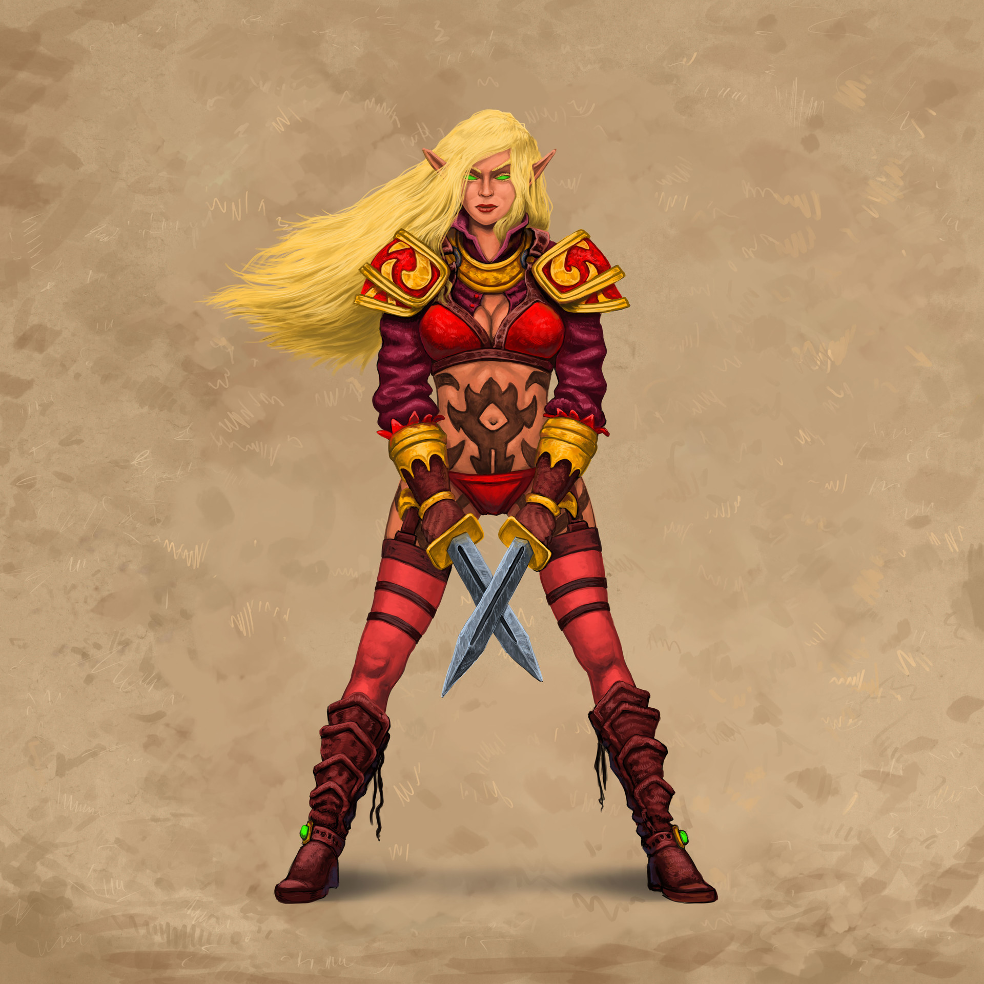 ArtStation - Blood Elf