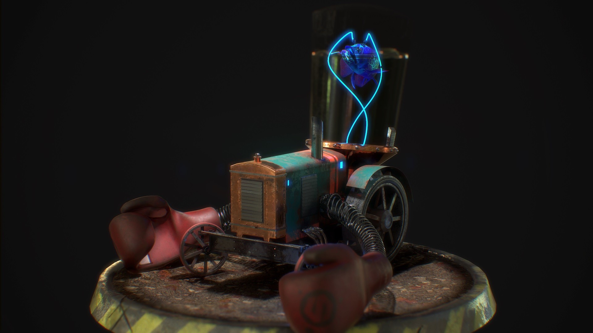 ArtStation - Fight Fish