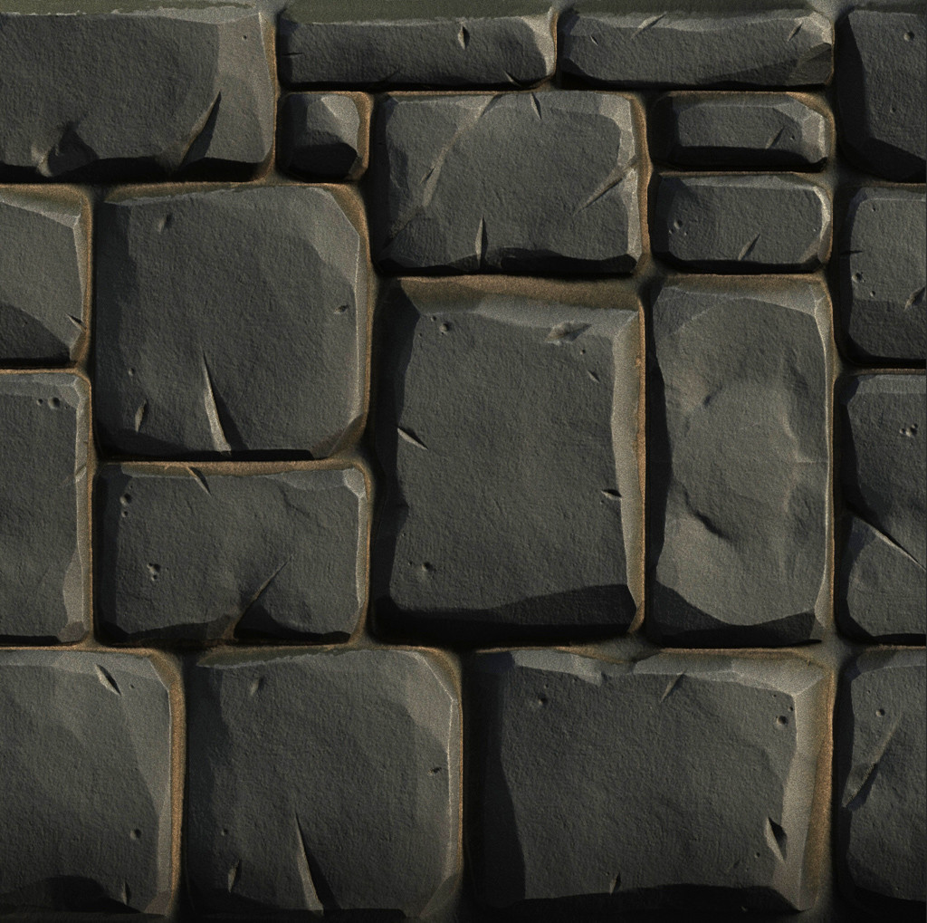 sunil mukherjee - Tiling Stone Wall to used as displacement on walls