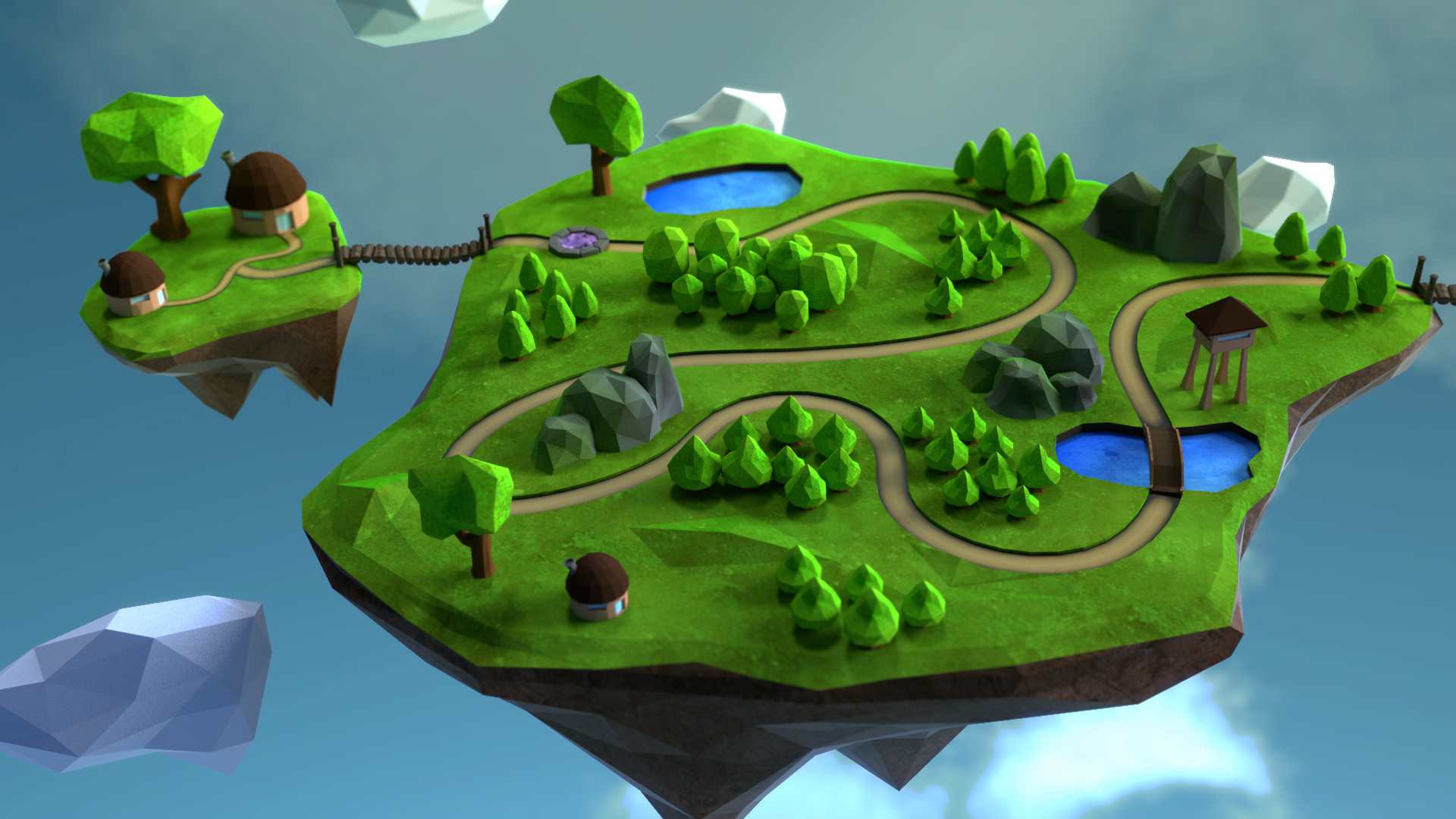 ArtStation - Obsidia Tap Frontier Islands