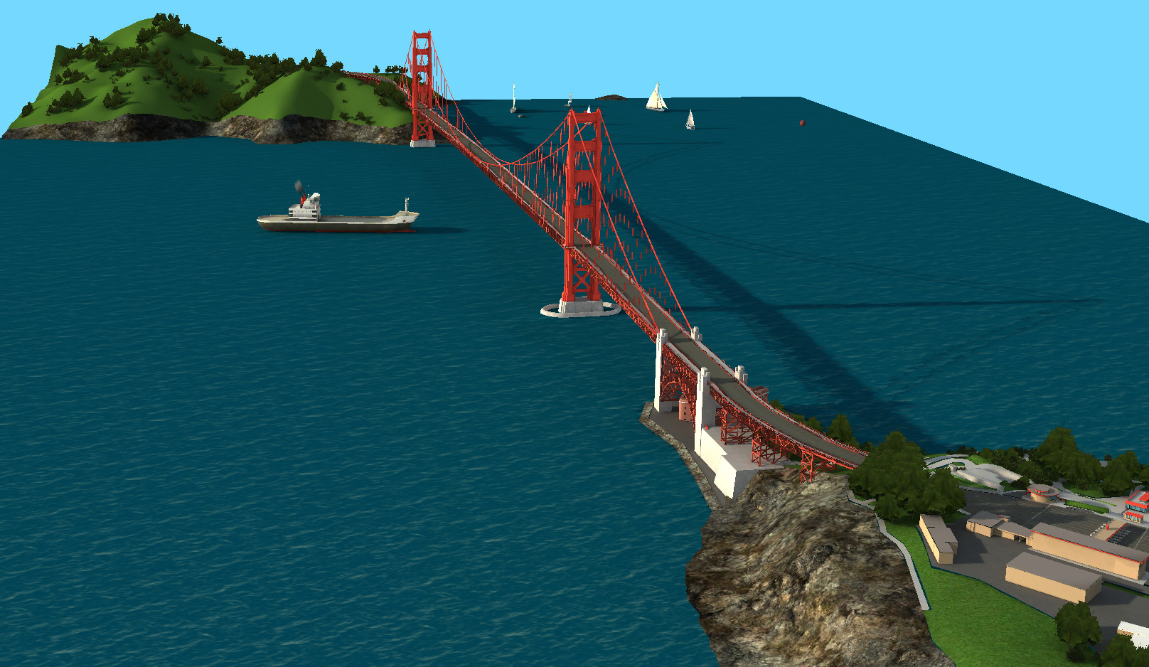 ArtStation - Golden Gate Bridge