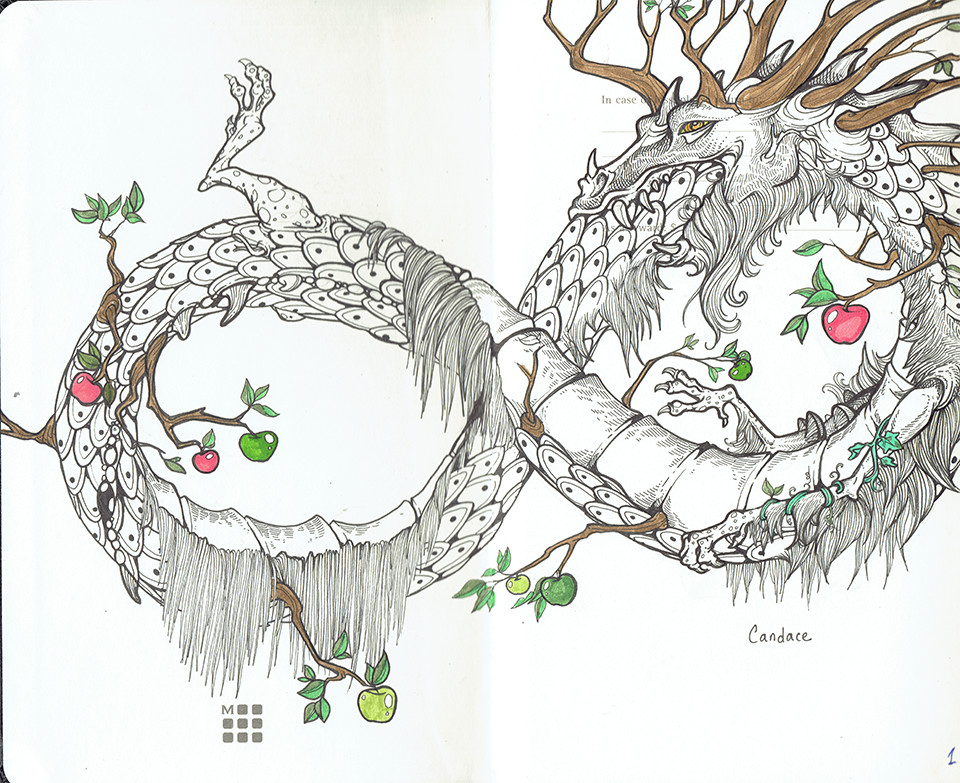 ArtStation - Apple Dragon