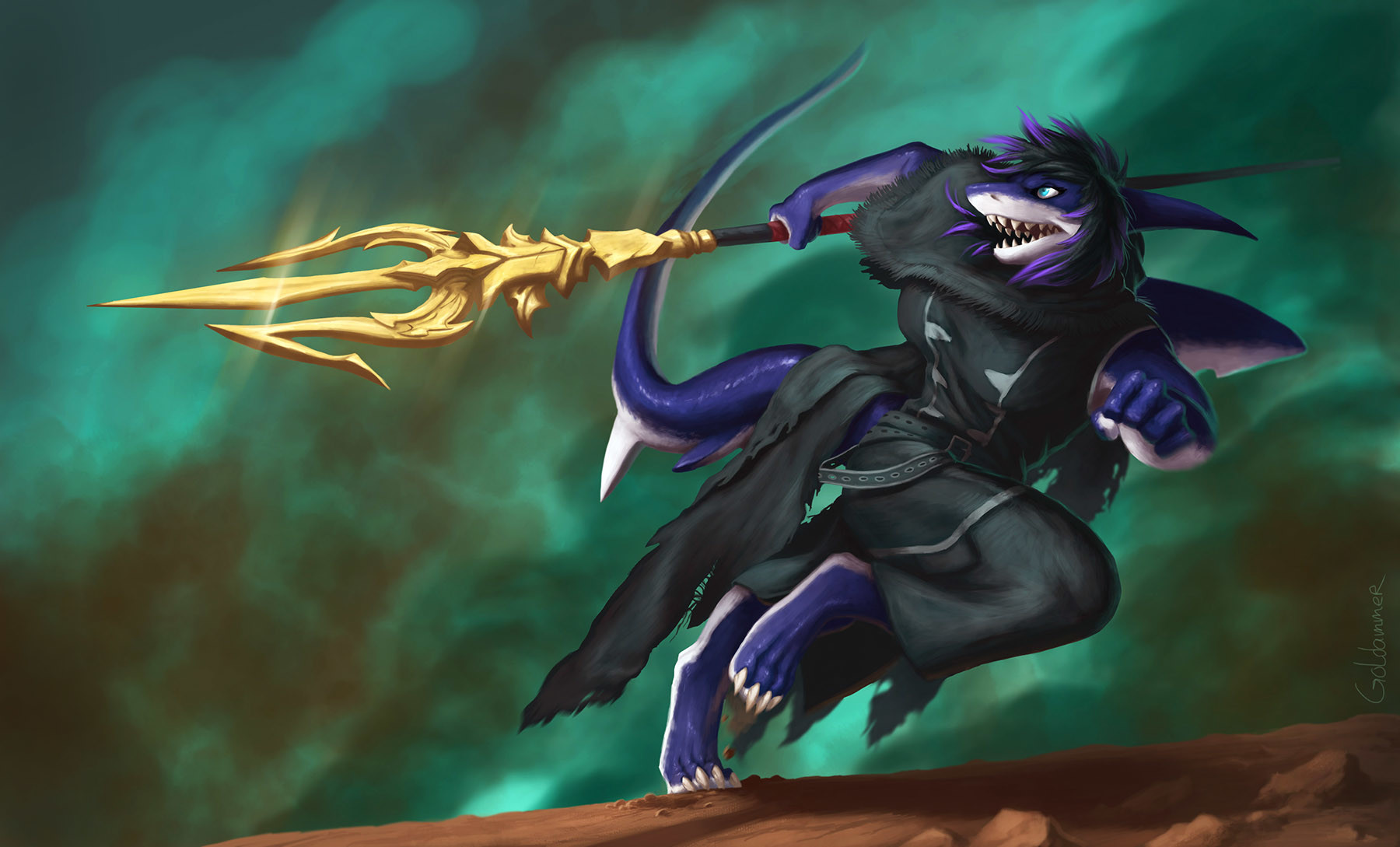 shark warrior trident